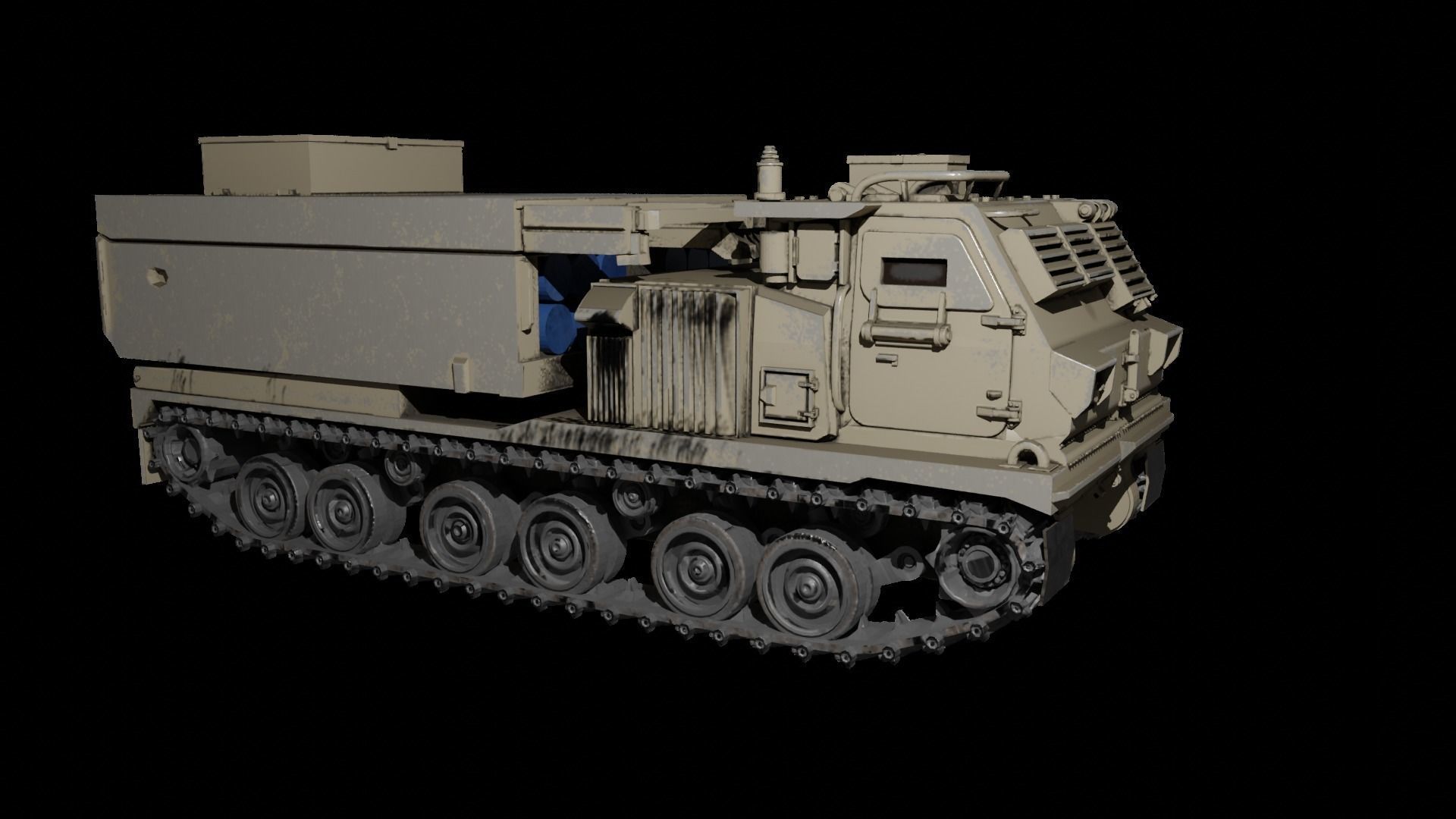 Israeli Defence Forces M270 MLRS 3D model | CGTrader