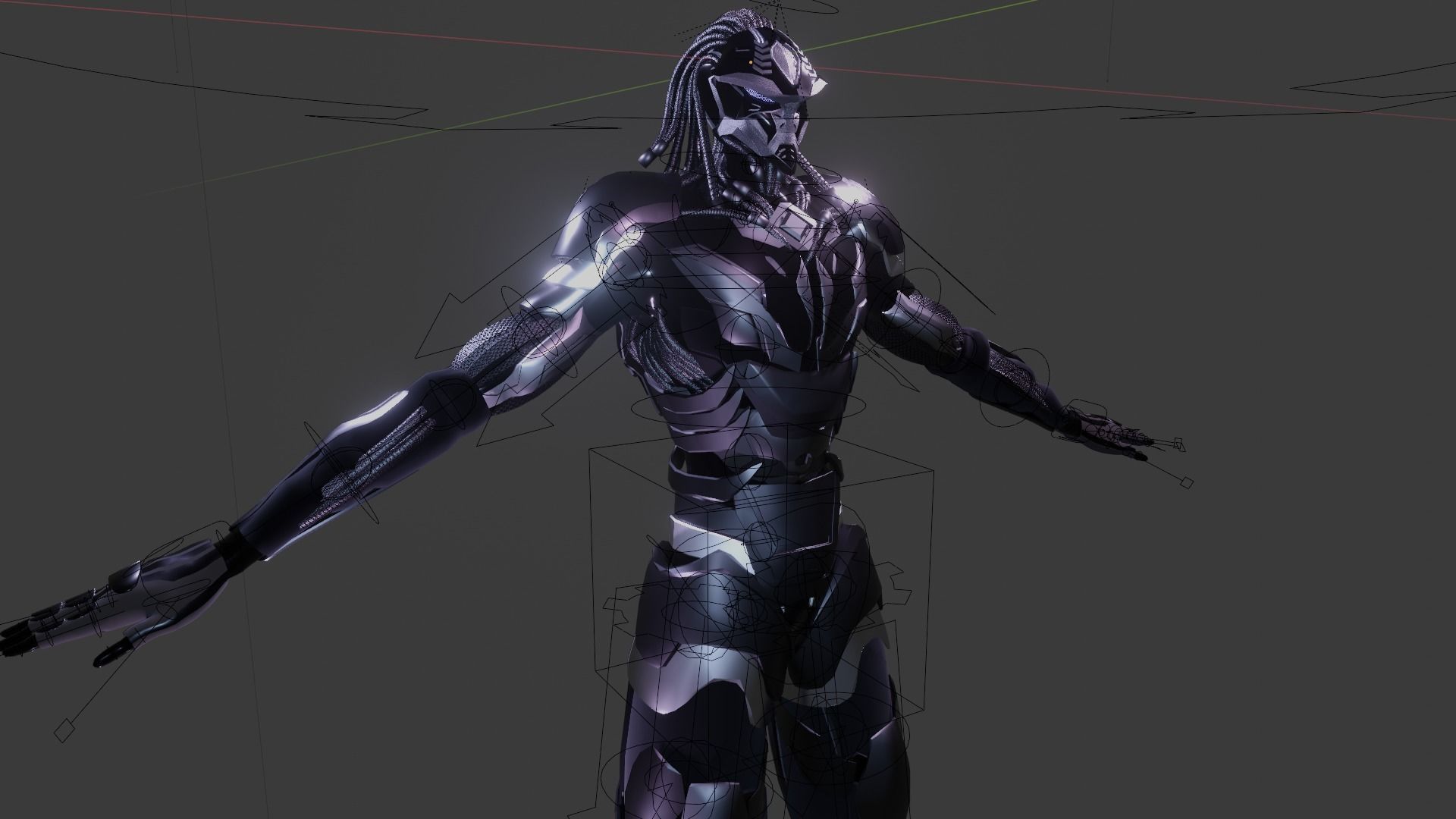 3D model Cyberpunk Armor Pack VR / AR / low-poly | CGTrader