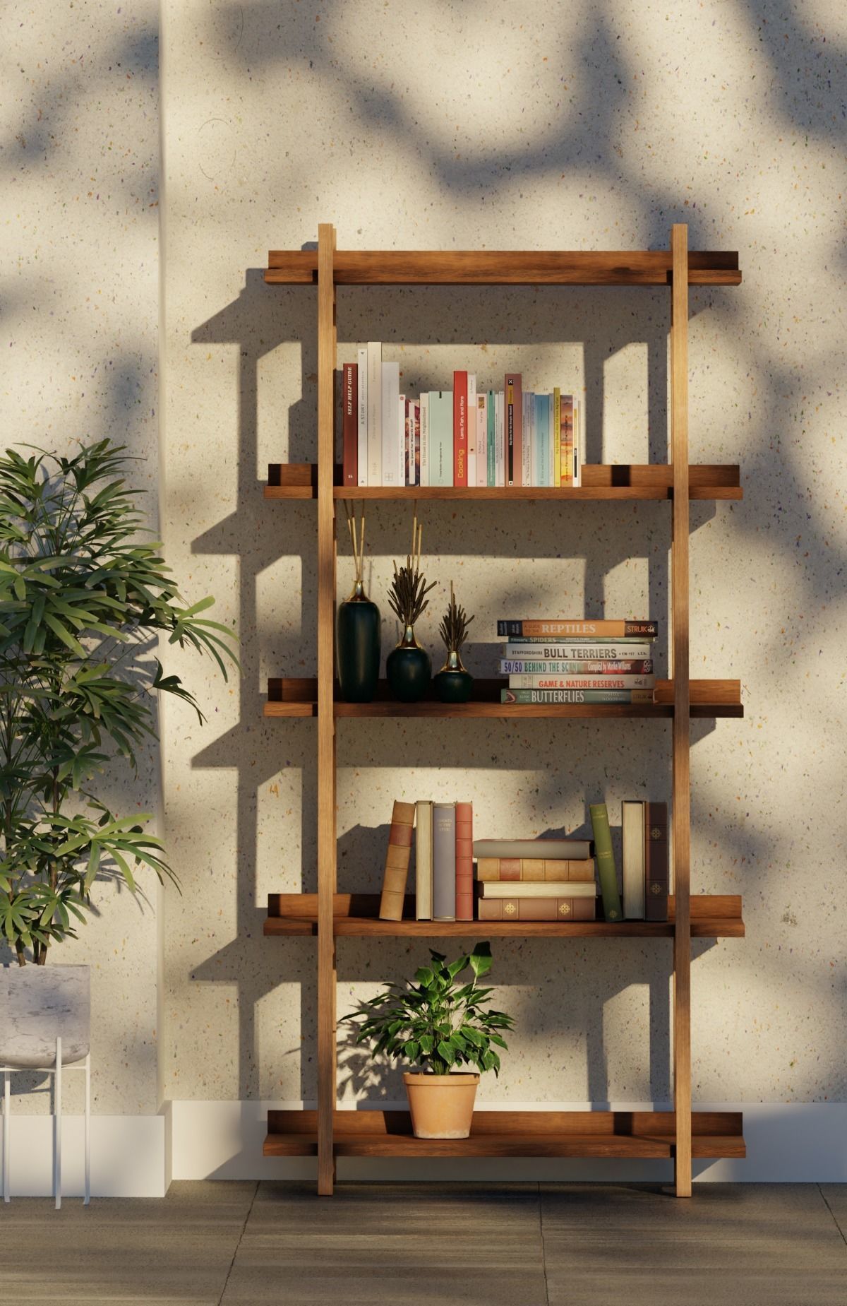 3D model Stax Bookcase VR / AR / low-poly | CGTrader