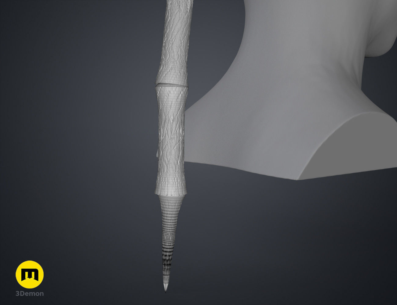 Kerrigan Hair and Horns - StarCraft 3D model 3D printable | CGTrader