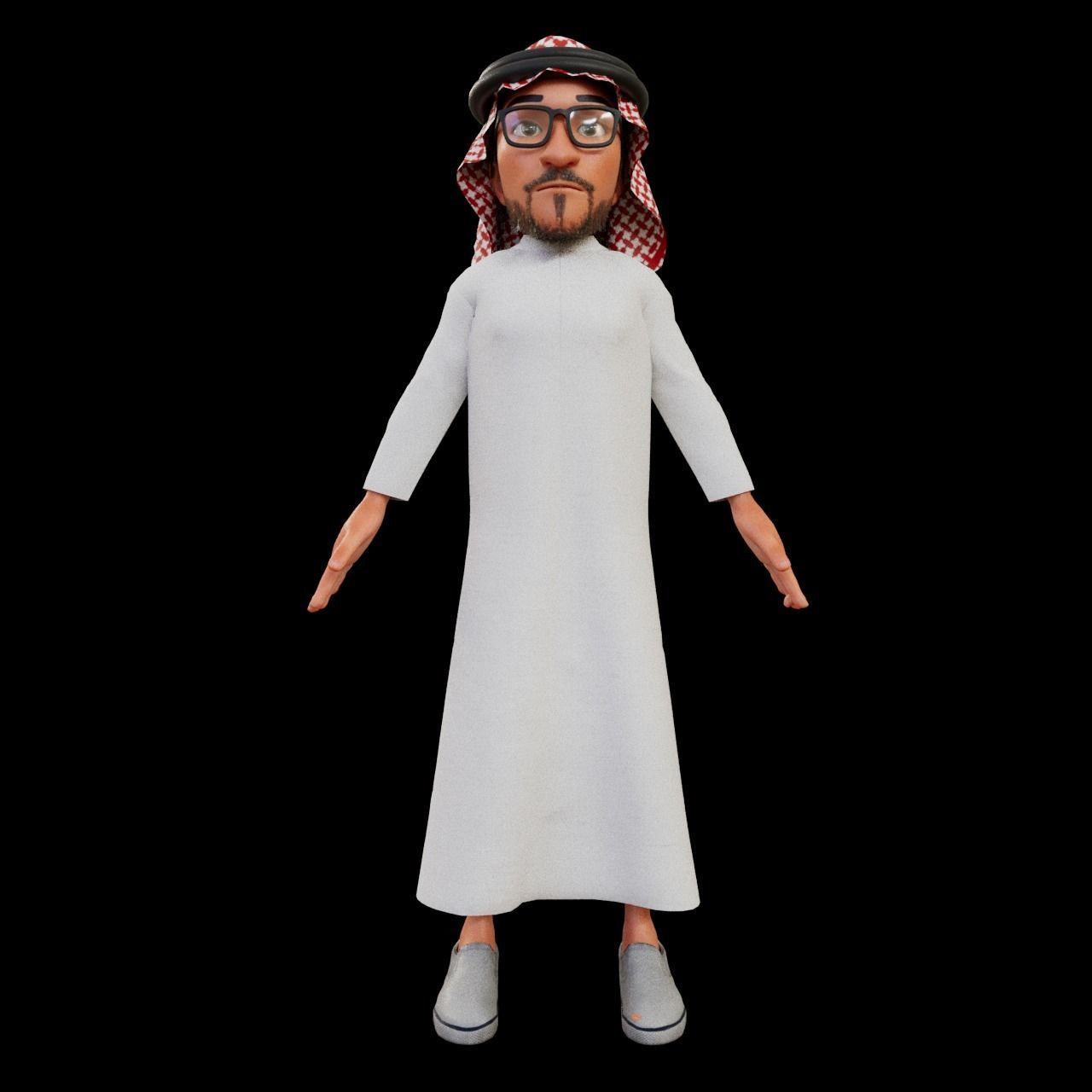 3D model Arab man Rigged Character 3d Model VR / AR / low-poly | CGTrader