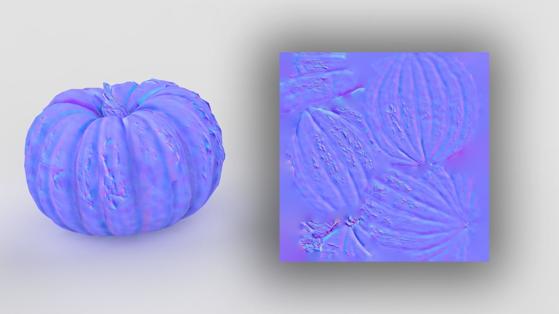 3D model Green Pumpkin Scan VR / AR / low-poly | CGTrader