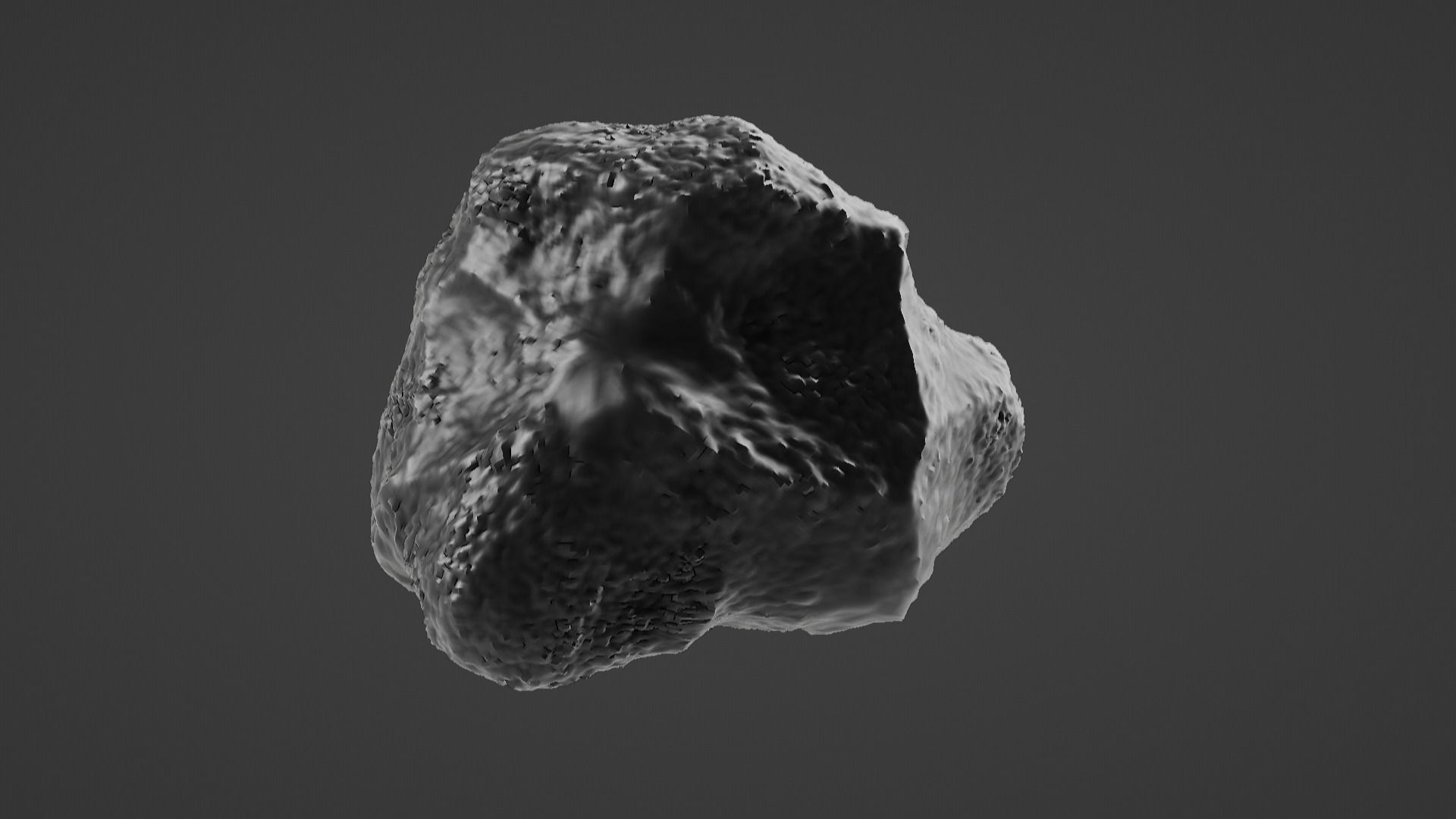 Asteroid moon rock free 3D model 3D printable | CGTrader