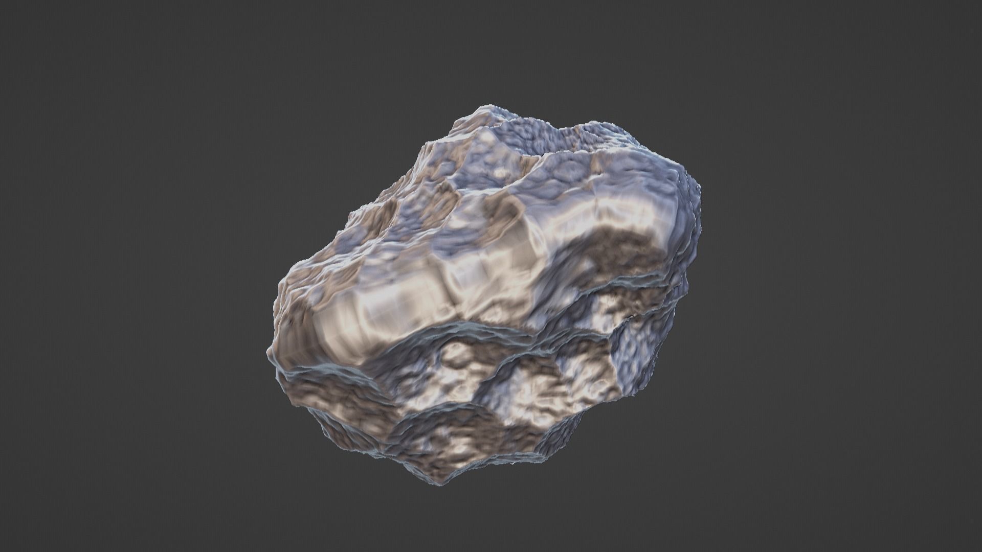 Moon rock meteorite free 3D model 3D printable | CGTrader