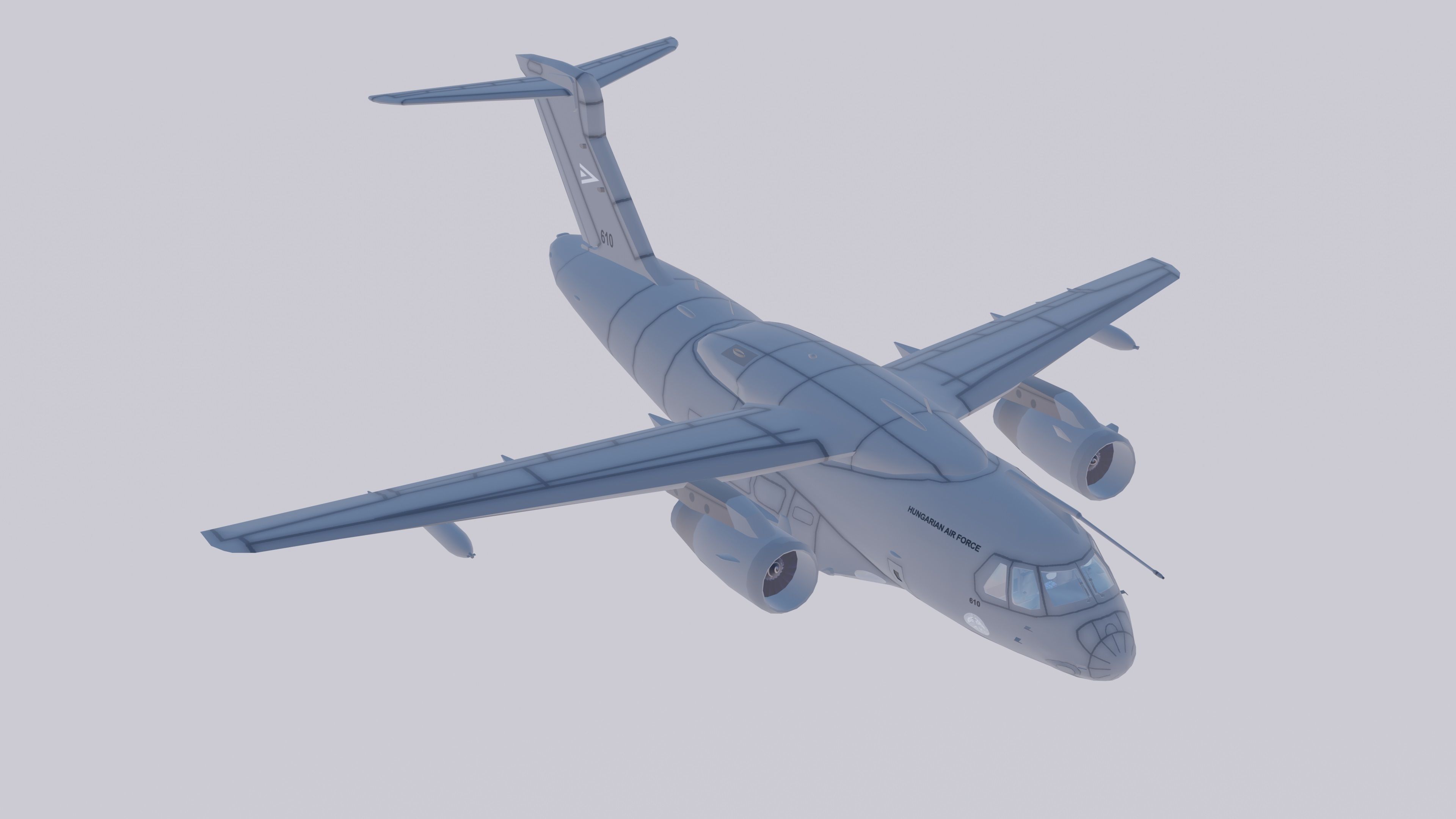 3D model Embraer C-390 Millennium Hungary VR / AR / low-poly | CGTrader