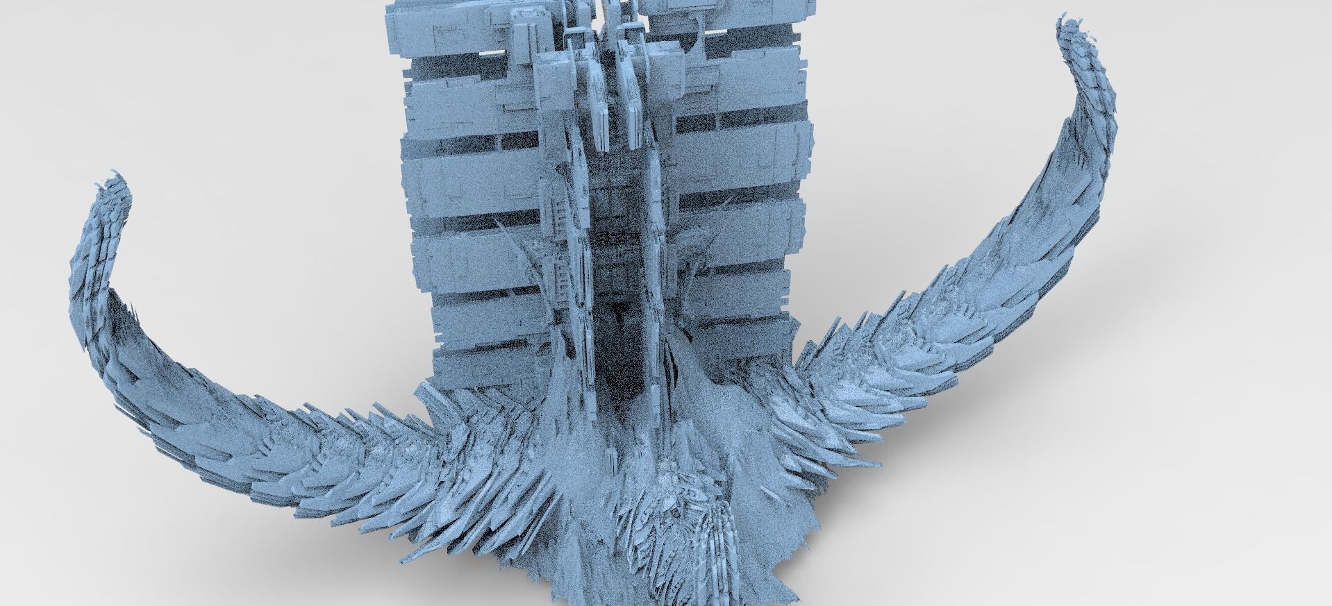 Dragon Cult Elites Grid 3 Spine Tower 3D model | CGTrader