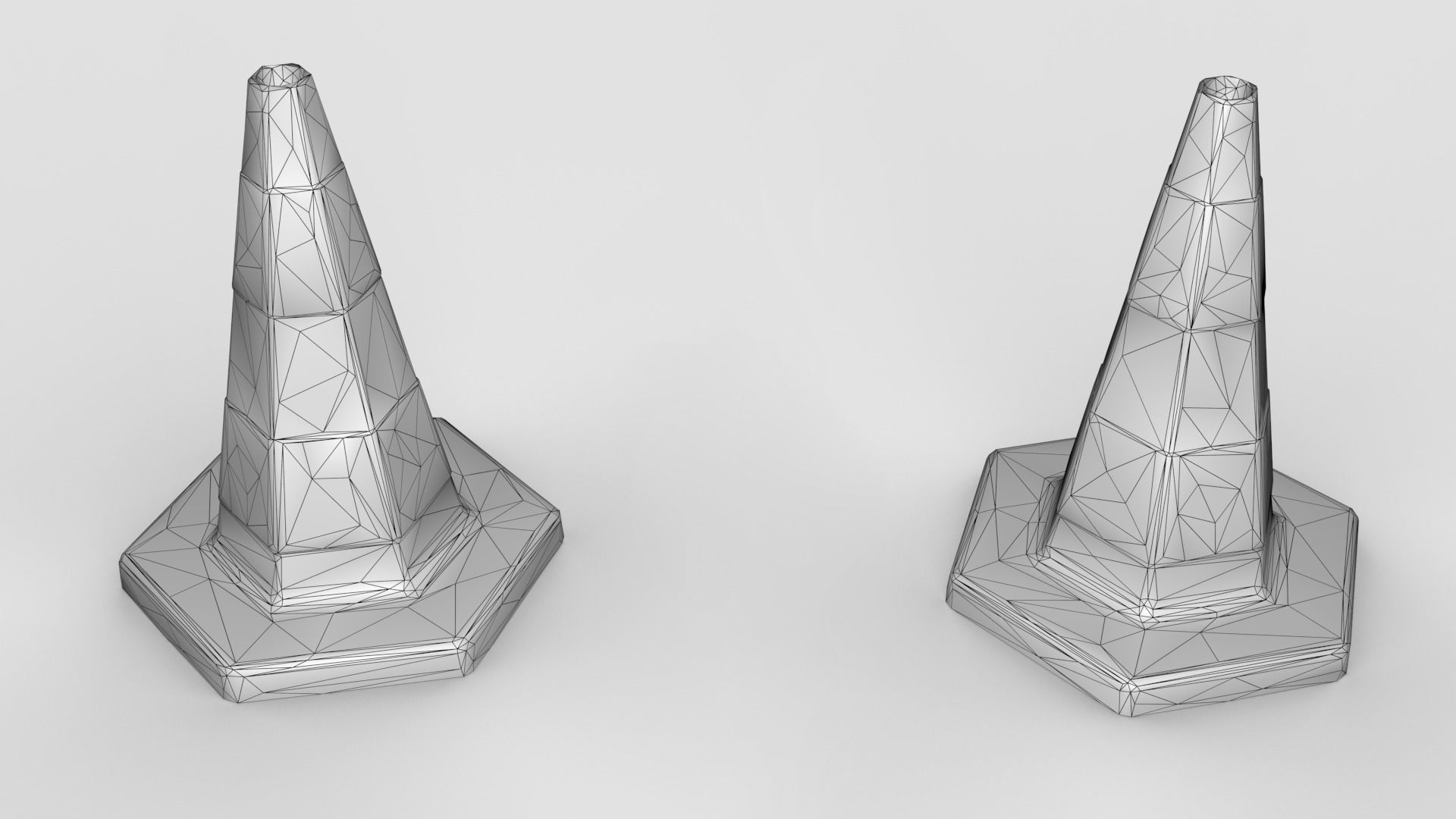 3D model Traffic Cone Scan VR / AR / low-poly | CGTrader