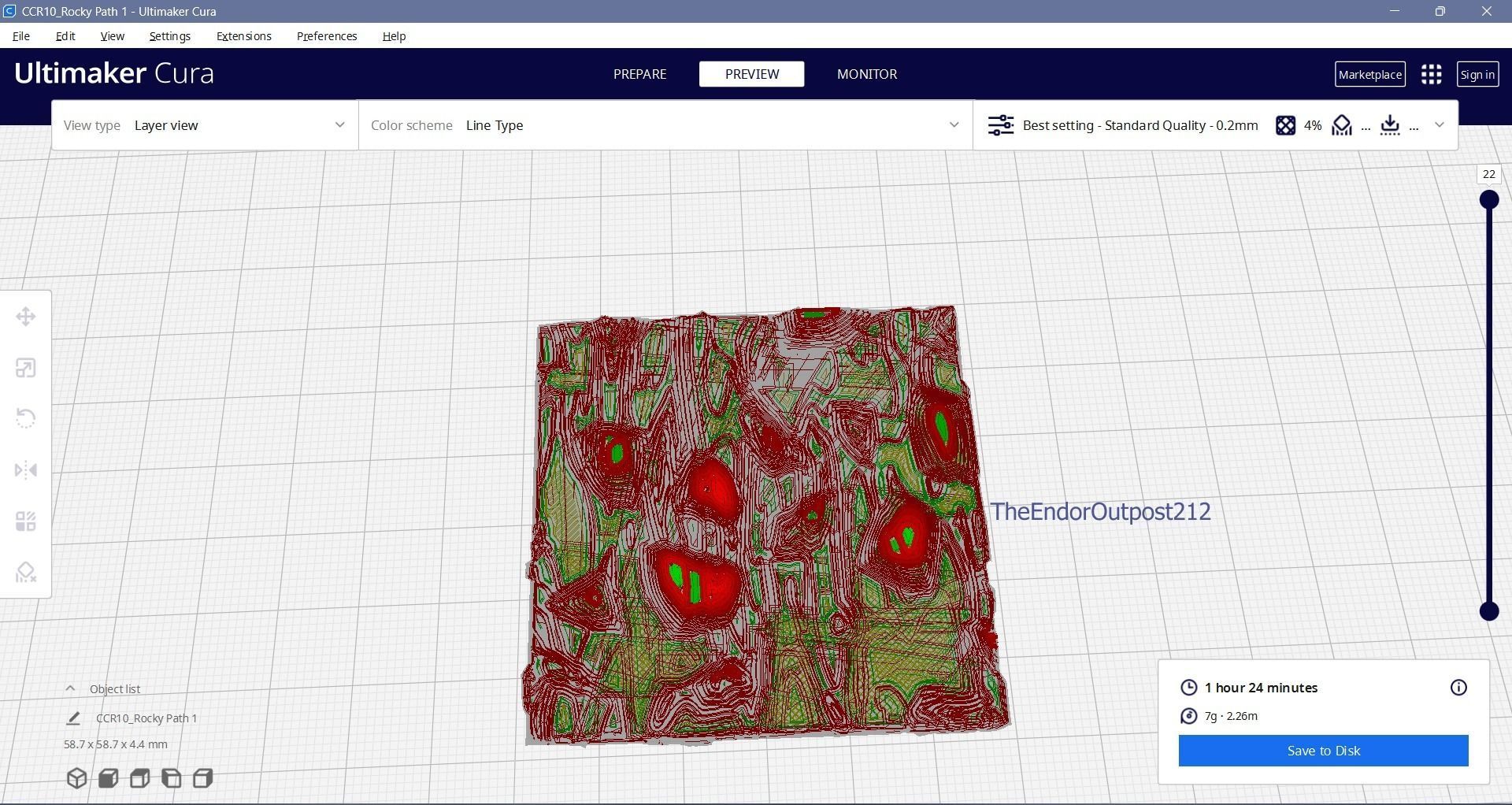 3D Printable Rocky Path for DnD and Miniatures 3D model 3D printable ...