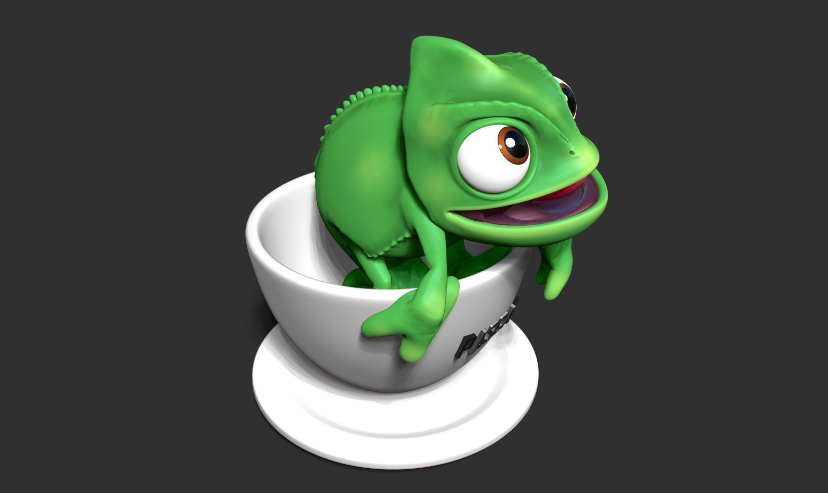 Pascal in cup 3D model 3D printable | CGTrader