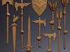 Heralds of the Storm - Weapon Set 3D model 3D printable | CGTrader