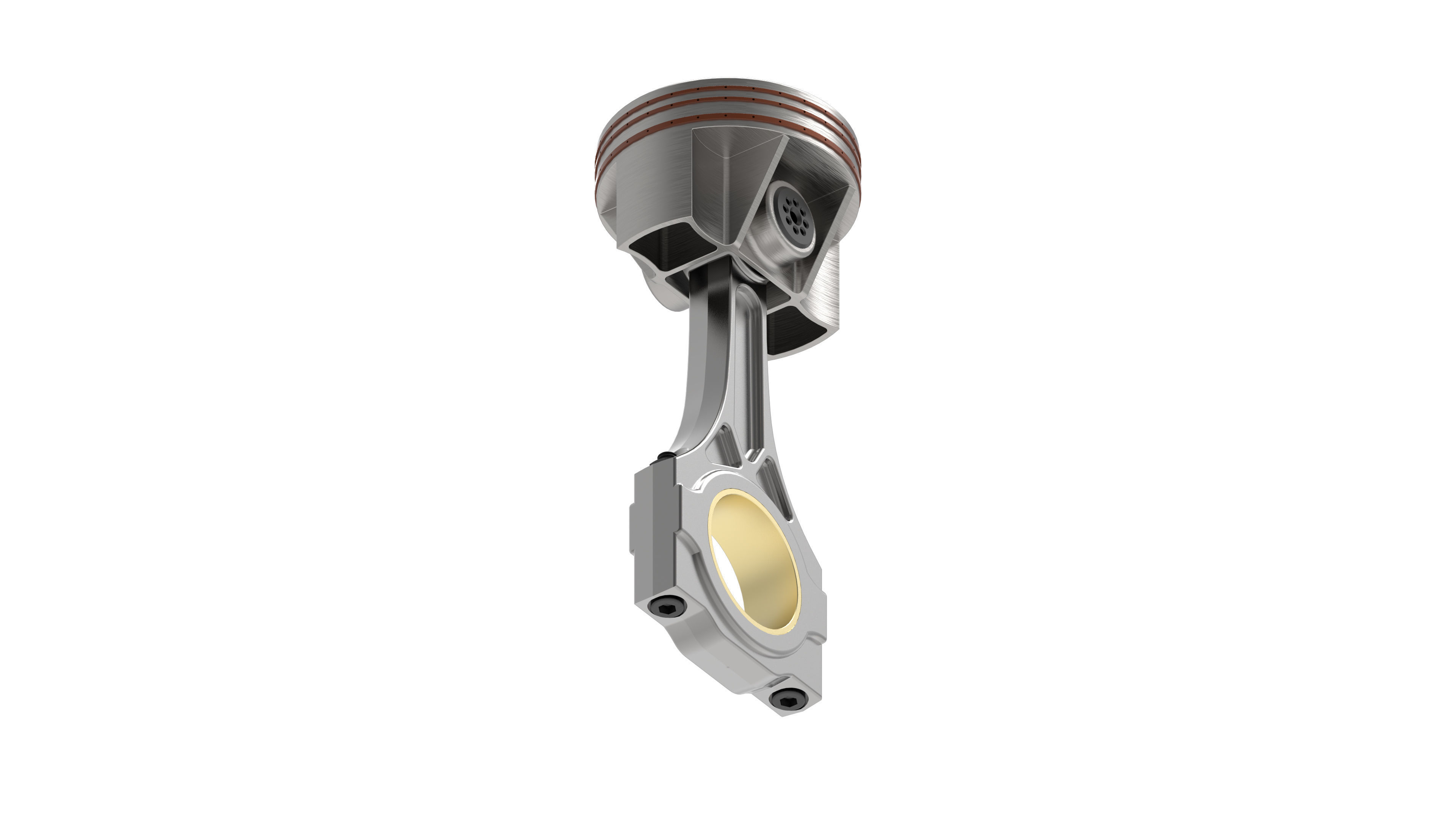 Engine Piston Assembly 3D model 3D printable | CGTrader