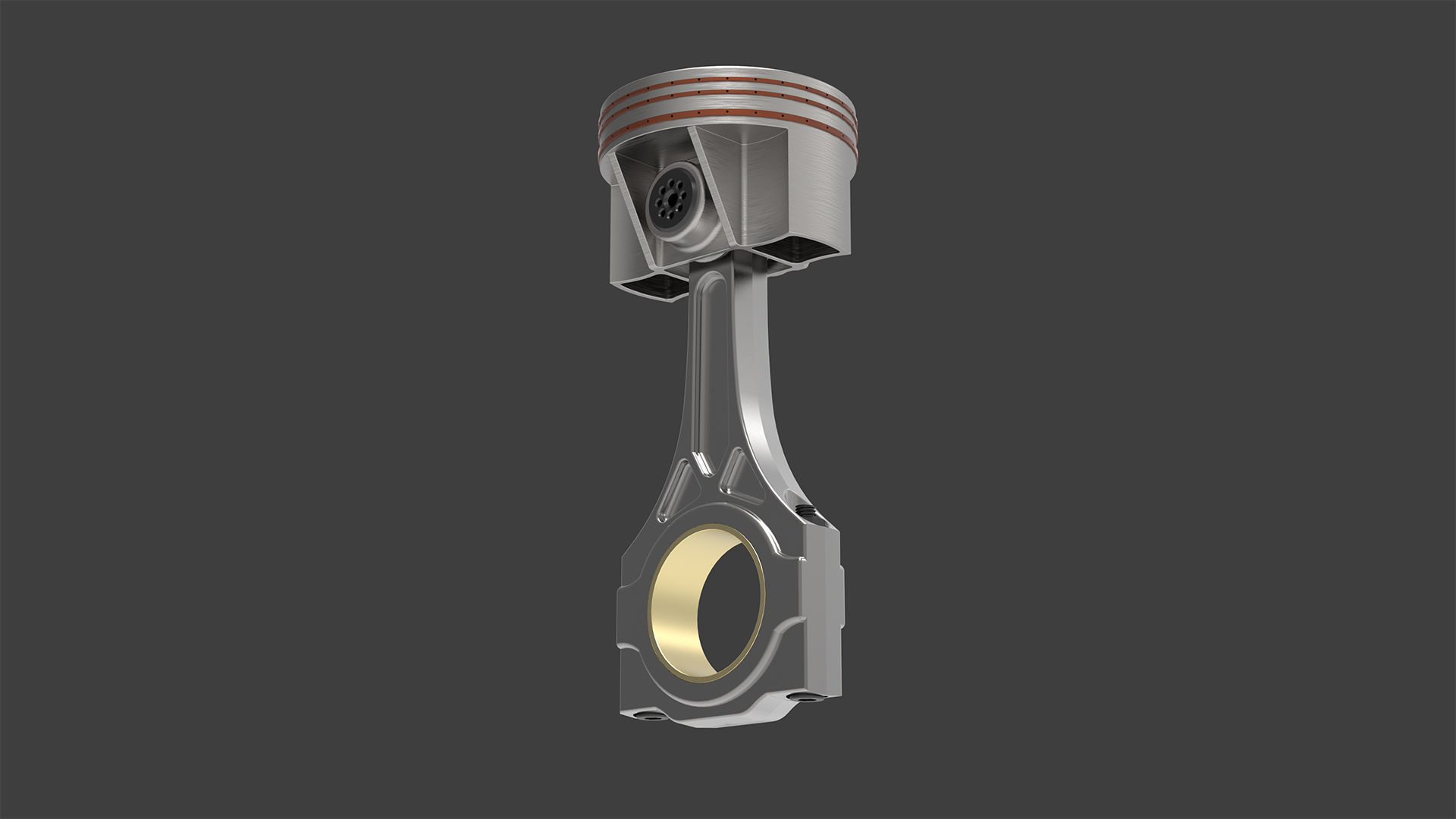 Engine Piston Assembly 3D model 3D printable | CGTrader