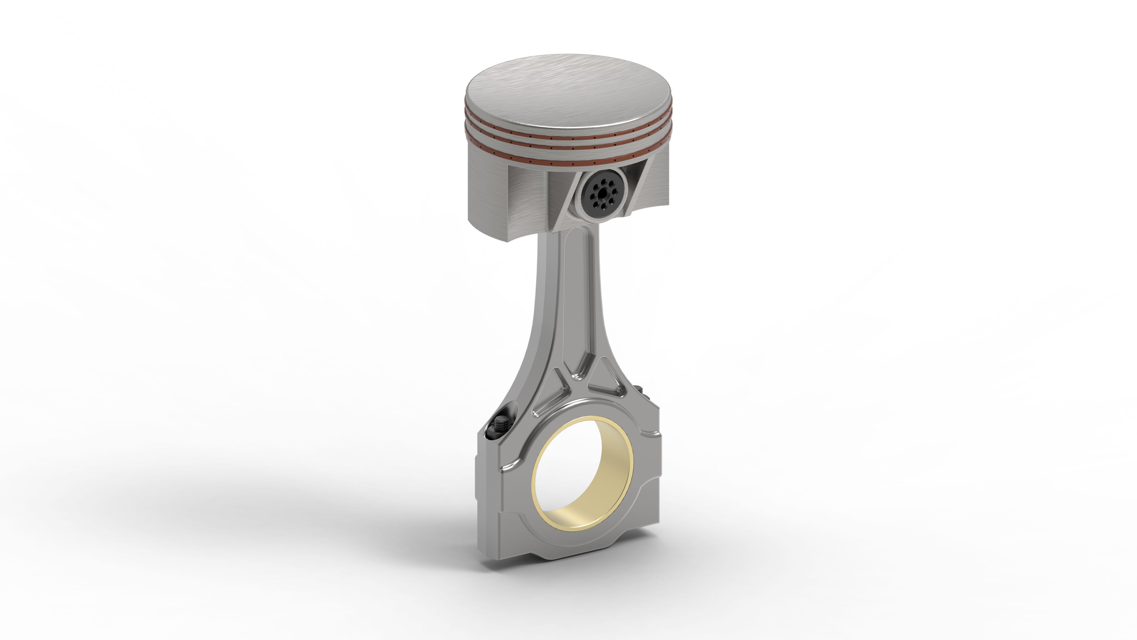 Engine Piston Assembly 3D model 3D printable | CGTrader