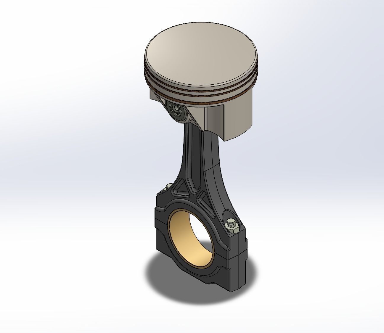 Engine Piston Assembly 3D model 3D printable | CGTrader