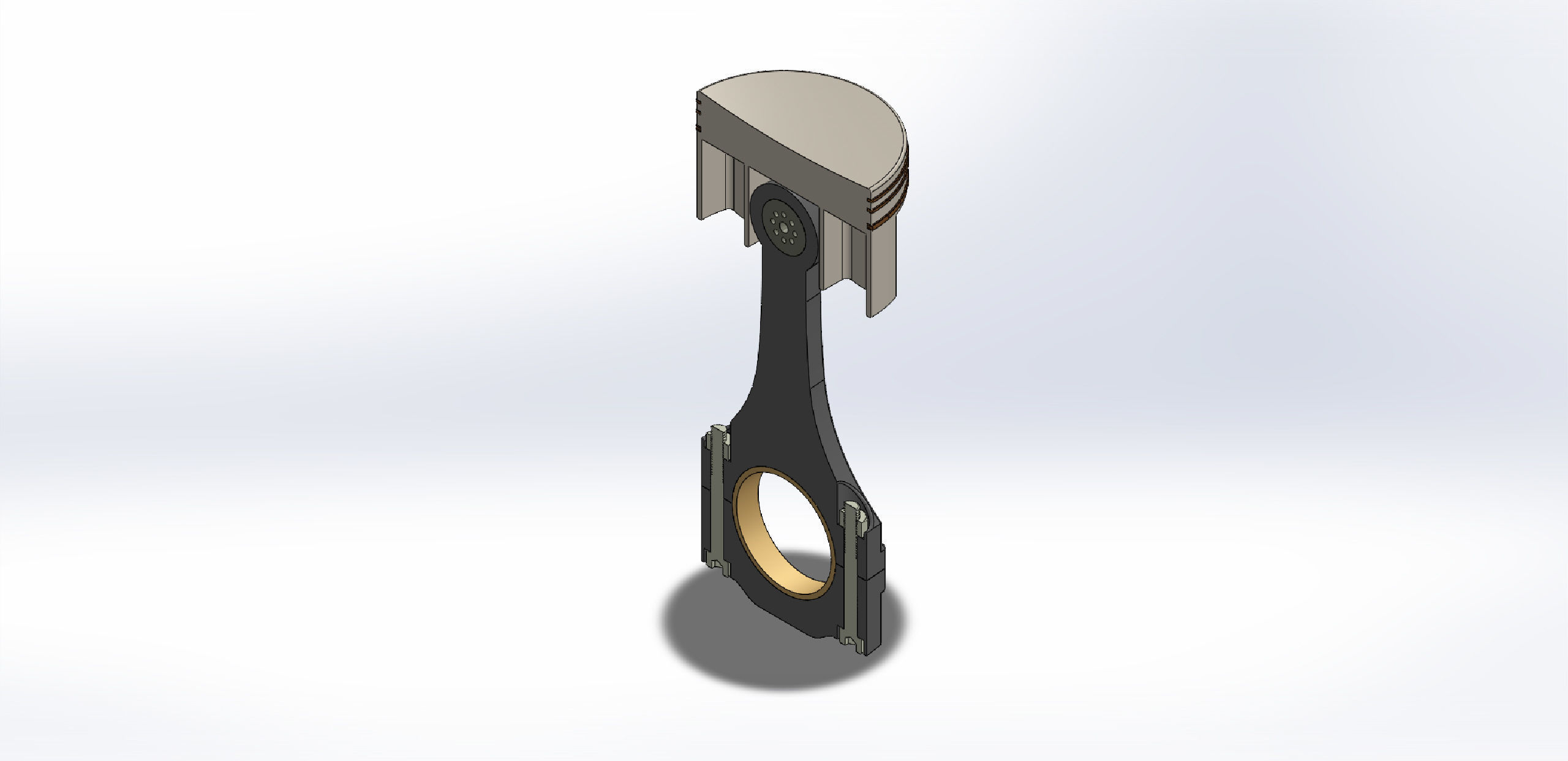 Engine Piston Assembly 3D model 3D printable | CGTrader