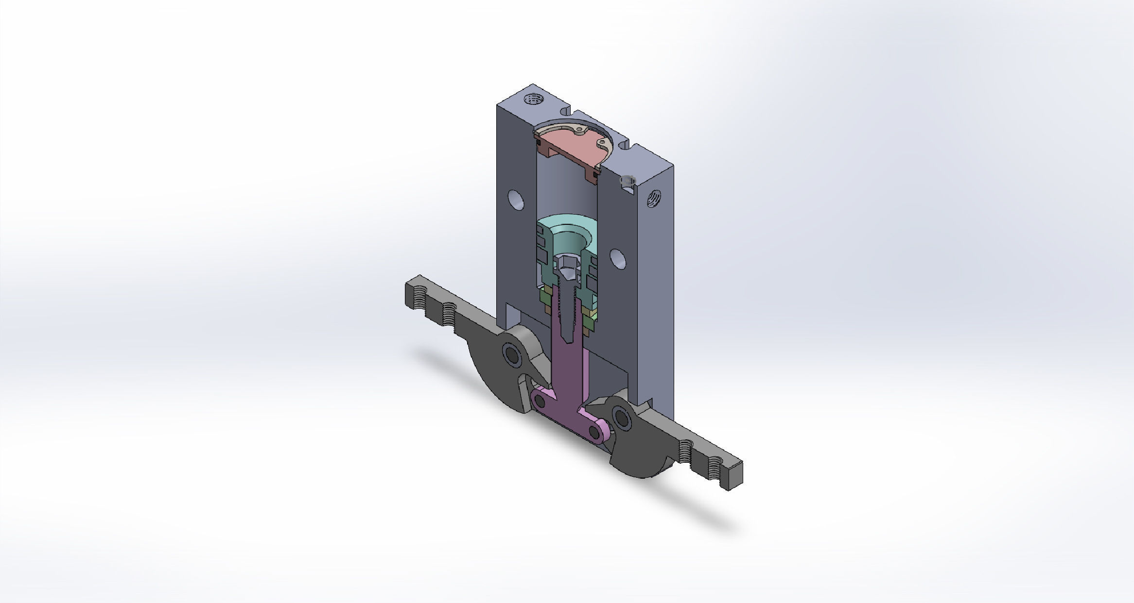 pneumatic gripper 3D model 3D printable | CGTrader