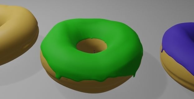 delicious donuts 3D model | CGTrader