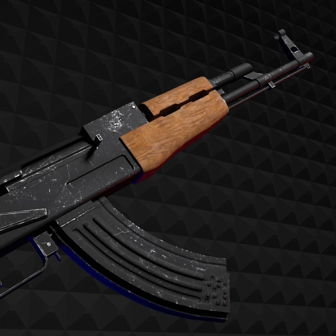 AK-47 free 3D model | CGTrader