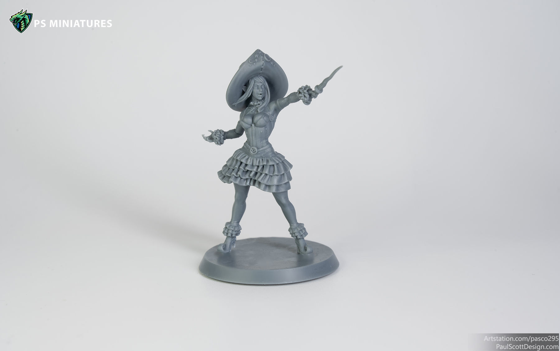 Witch Elf Pose 3 3D model 3D printable | CGTrader