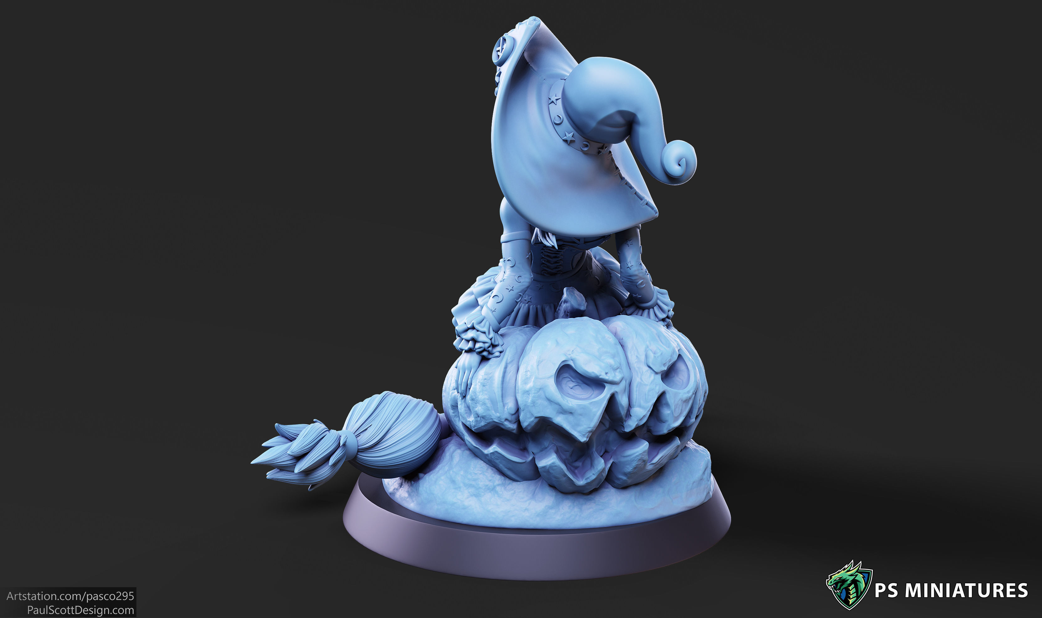 Witch Elf Pose 4 3D model 3D printable | CGTrader