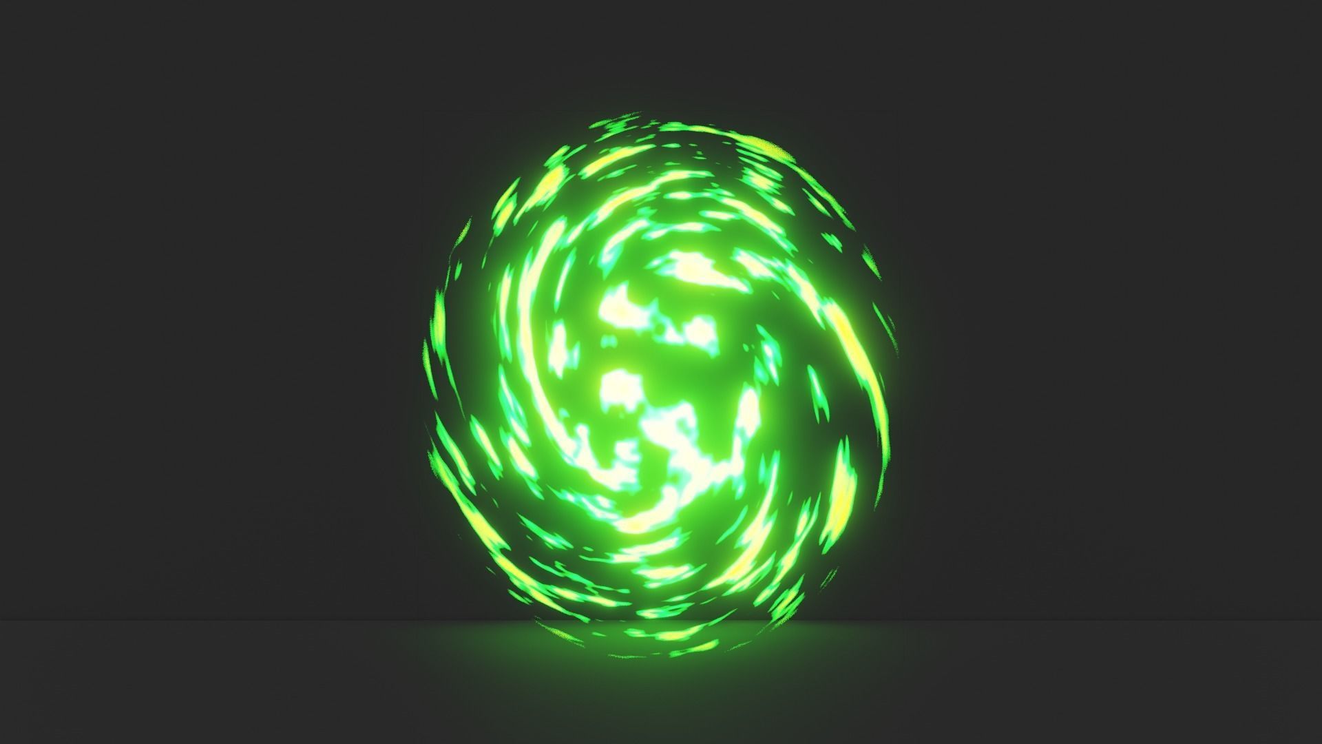 3D model Green Portal VR / AR / low-poly | CGTrader