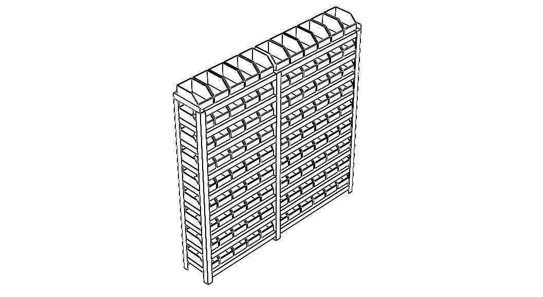 Material Tool Box W Iron Shelf 3D model rigged | CGTrader