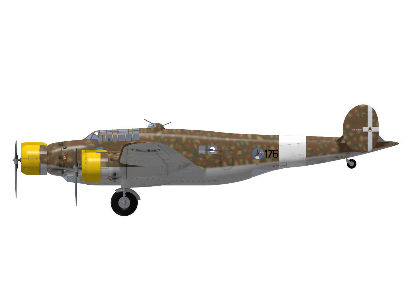 cant z1007bis 3D model | CGTrader