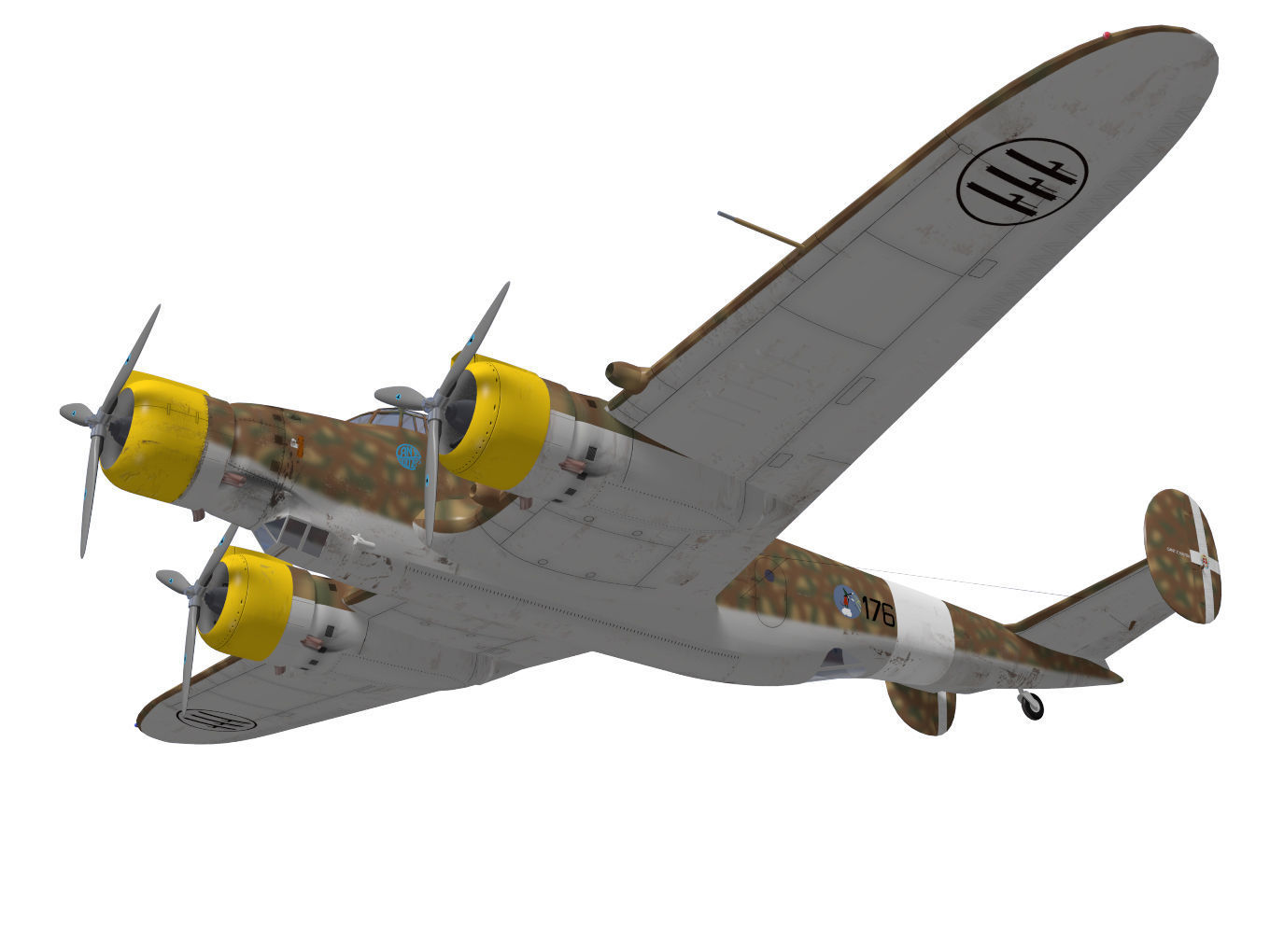 cant z1007bis 3D model | CGTrader