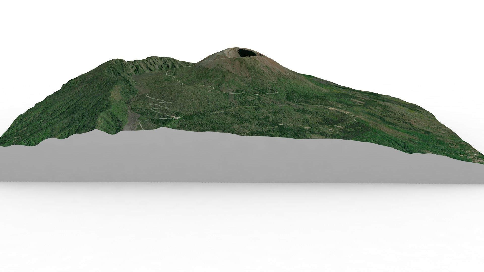 Vesuvio volcano 3D model | CGTrader