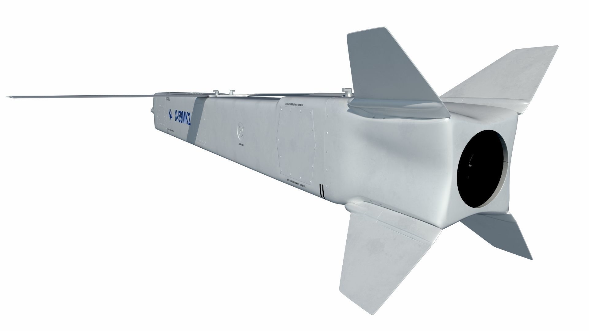 KH-59MK2 - X-59MK2 3D model animated | CGTrader