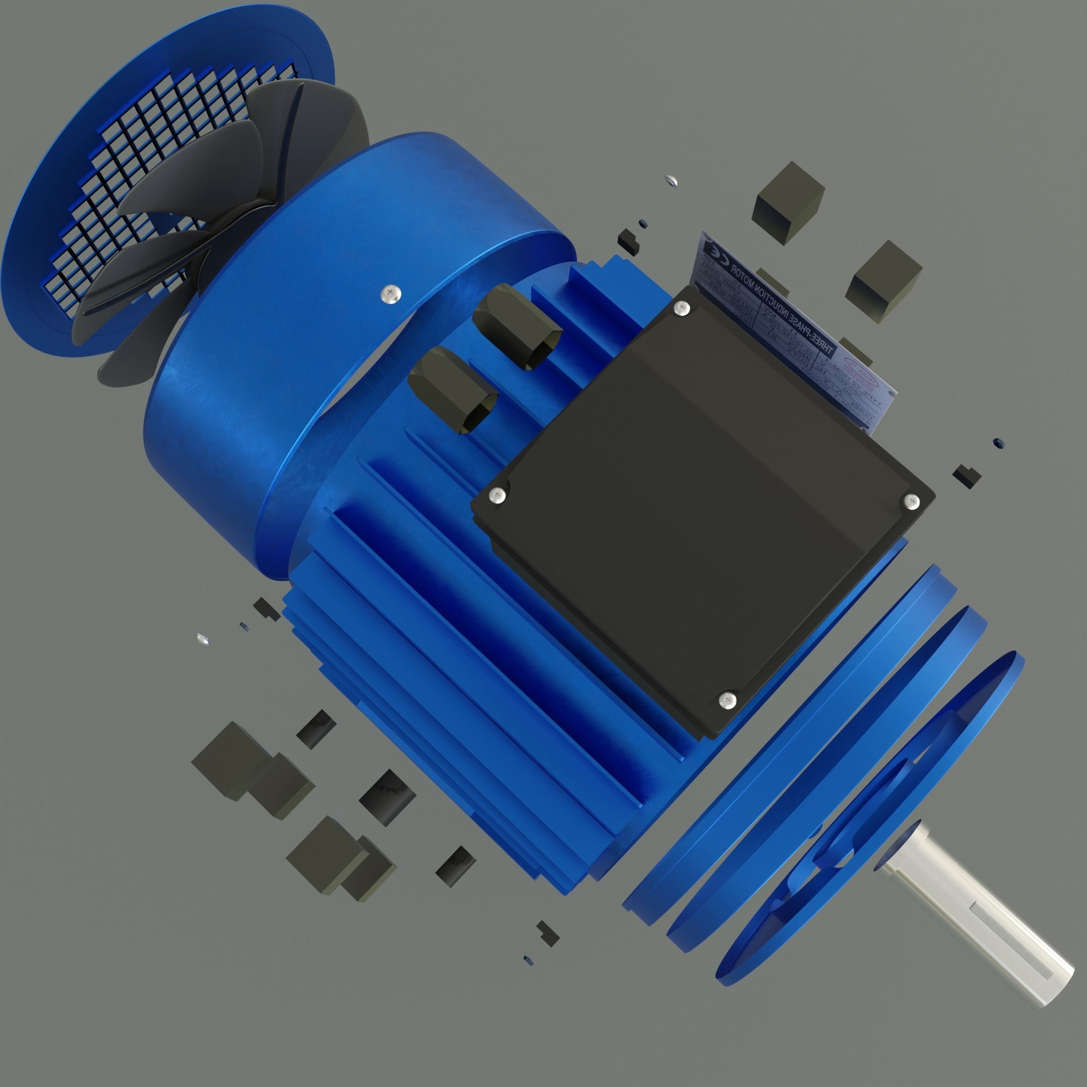 3D model Electric motor VR / AR / low-poly | CGTrader