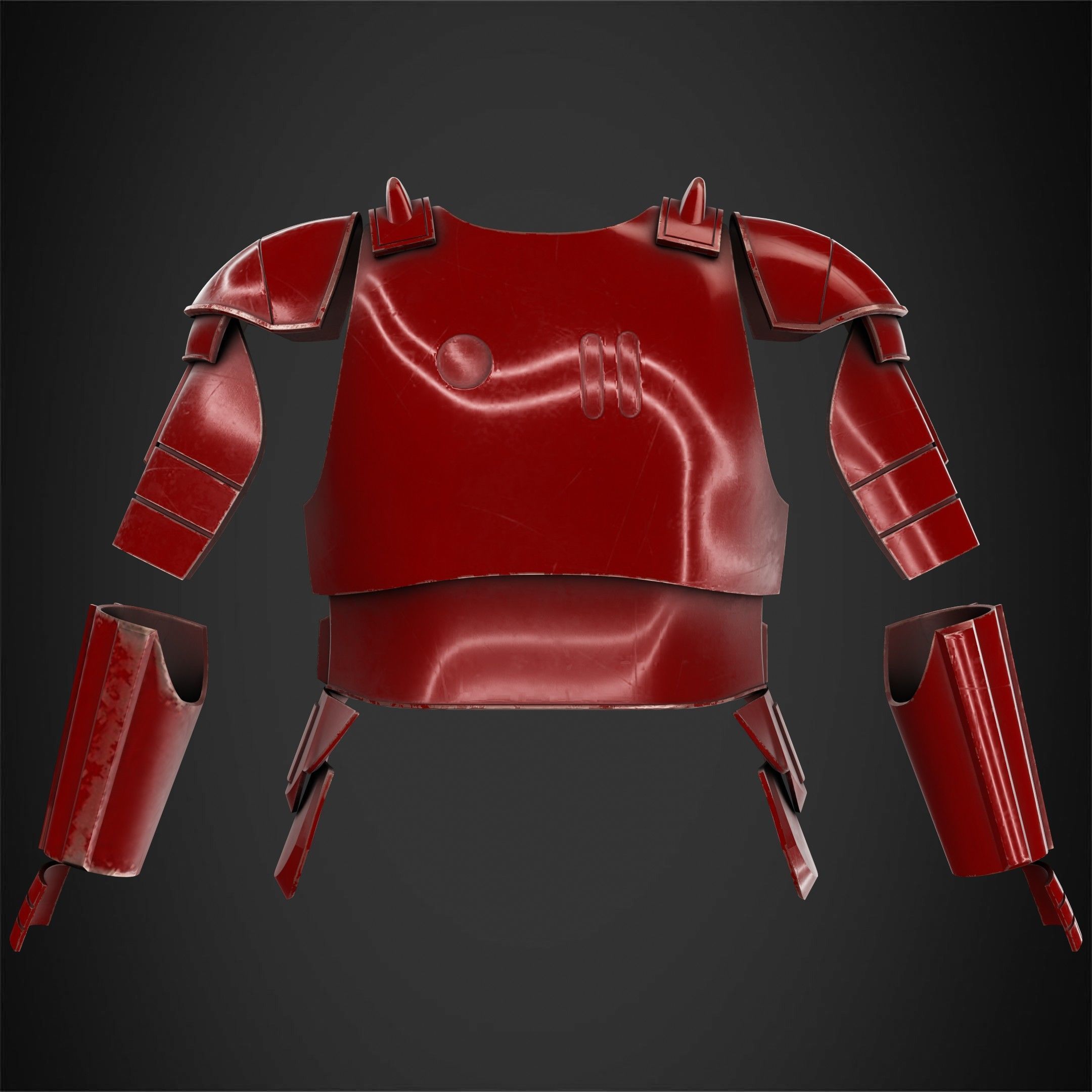 The Mandalorian Imperial Praetorian Guard Armor for Cosplay 3D model 3D ...