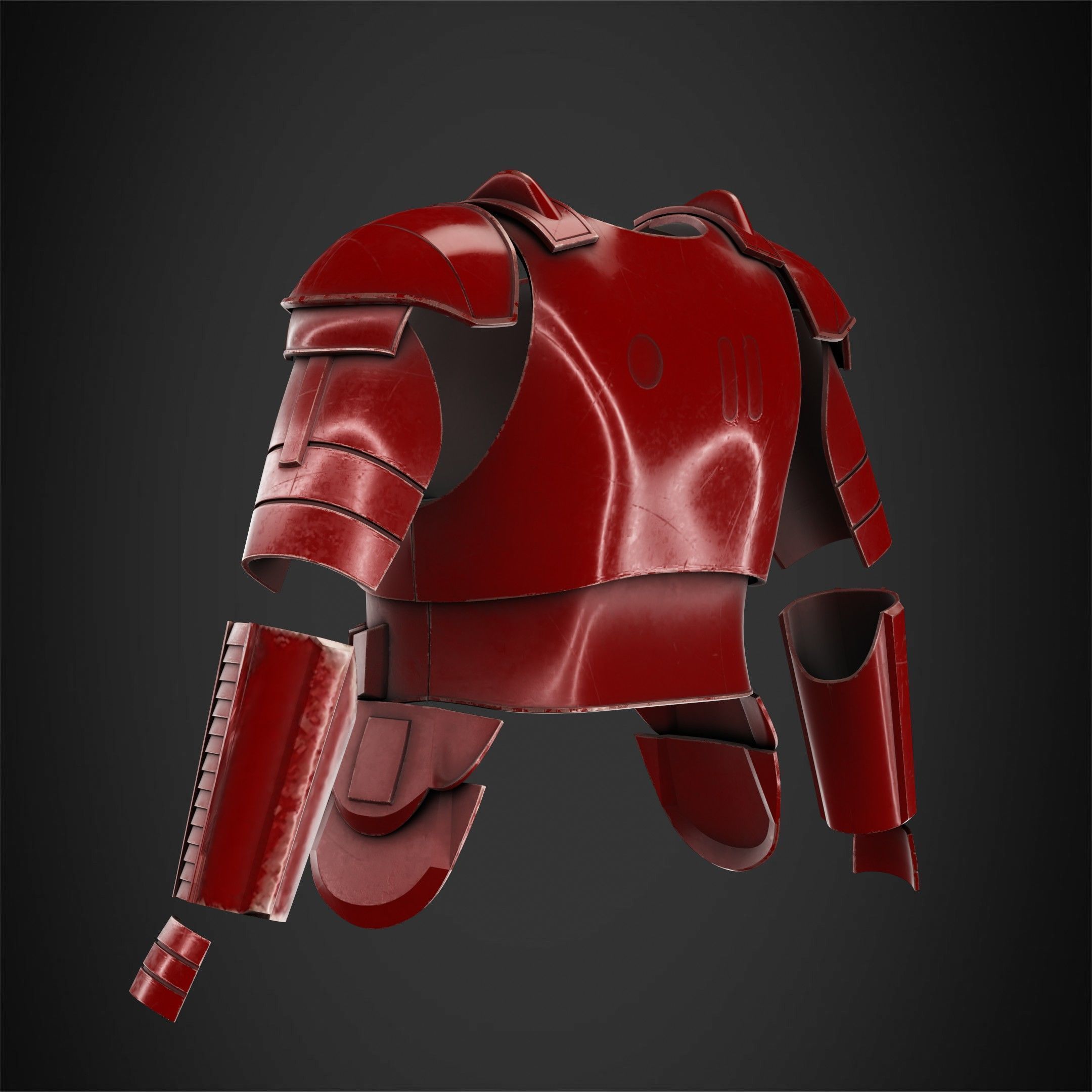 The Mandalorian Imperial Praetorian Guard Armor for Cosplay 3D model 3D ...