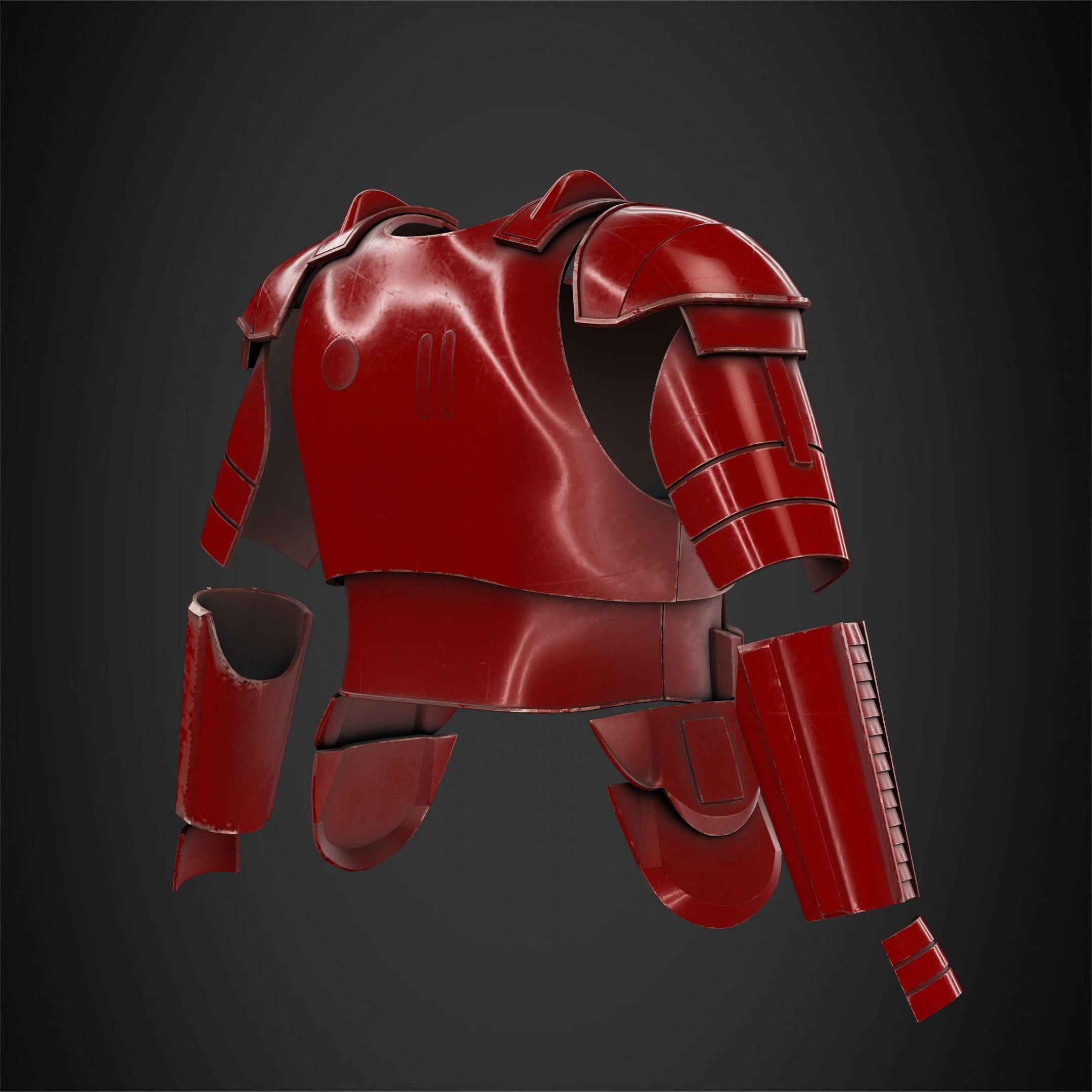 The Mandalorian Imperial Praetorian Guard Armor for Cosplay 3D model 3D ...
