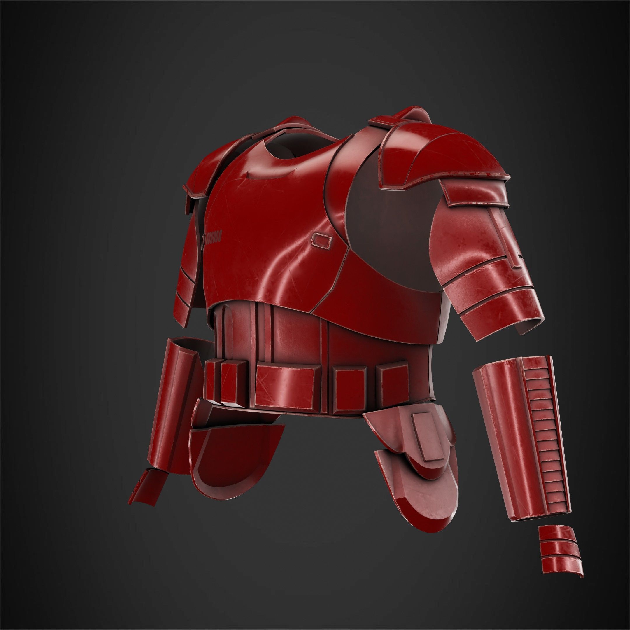 The Mandalorian Imperial Praetorian Guard Armor for Cosplay 3D model 3D ...