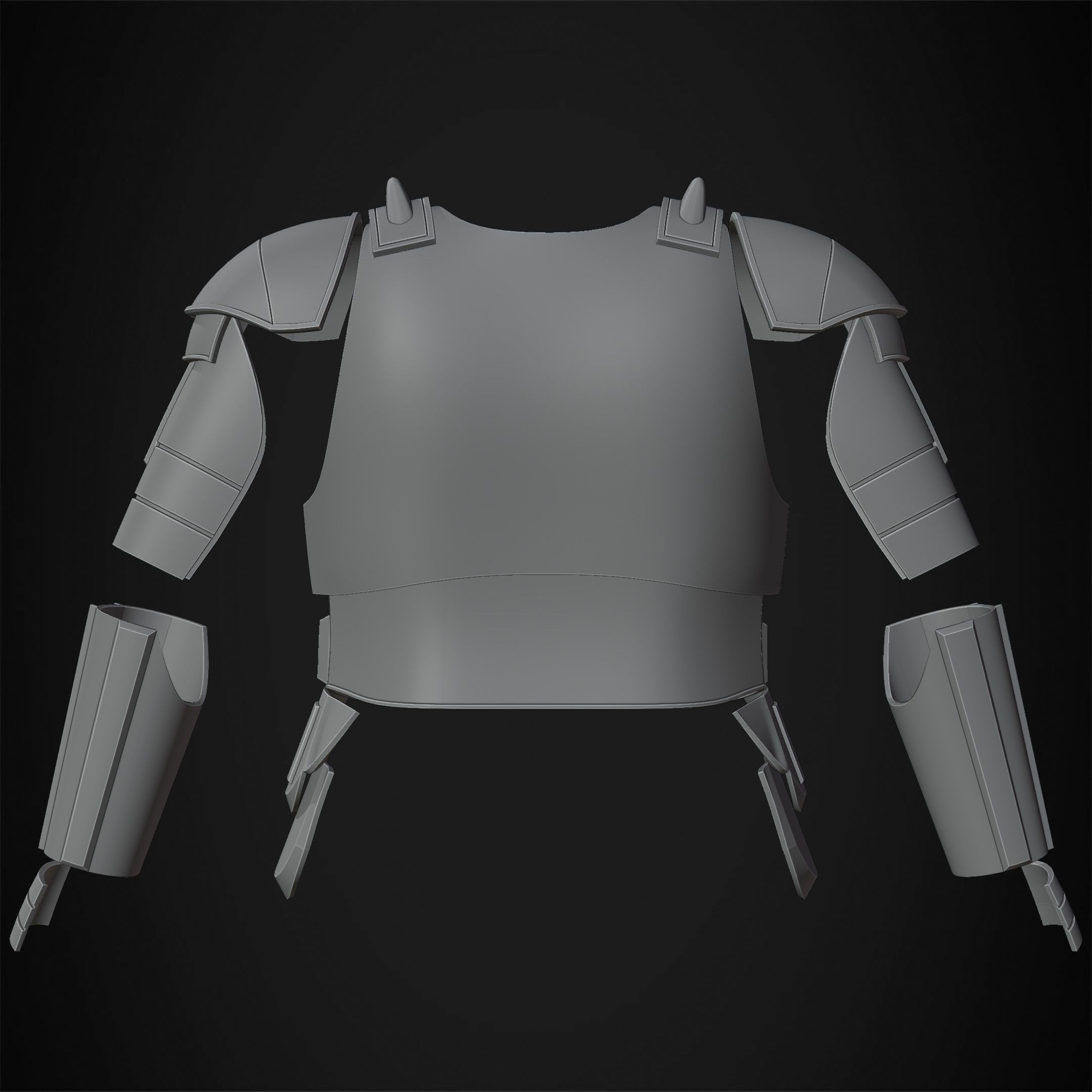 The Mandalorian Imperial Praetorian Guard Armor for Cosplay 3D model 3D ...