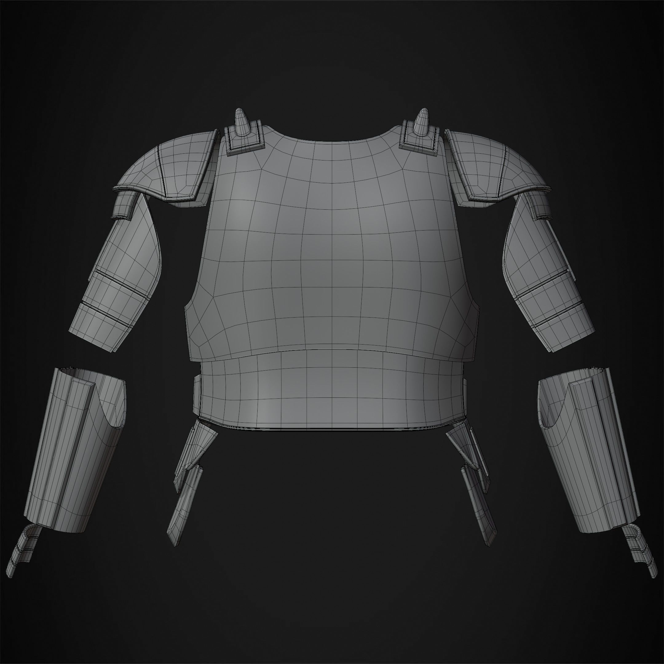 The Mandalorian Imperial Praetorian Guard Armor for Cosplay 3D model 3D ...