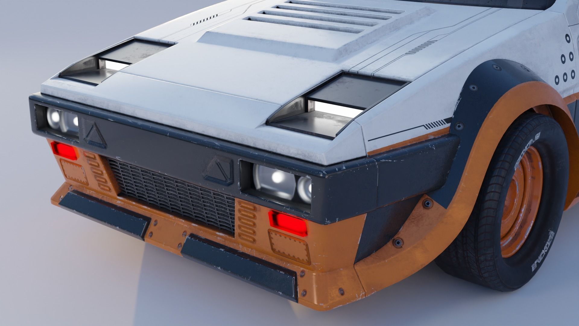 Cyberpunk Factional AE86 3D model | CGTrader