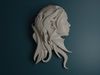 Khaleesi Bas Relief 3D model 3D printable | CGTrader