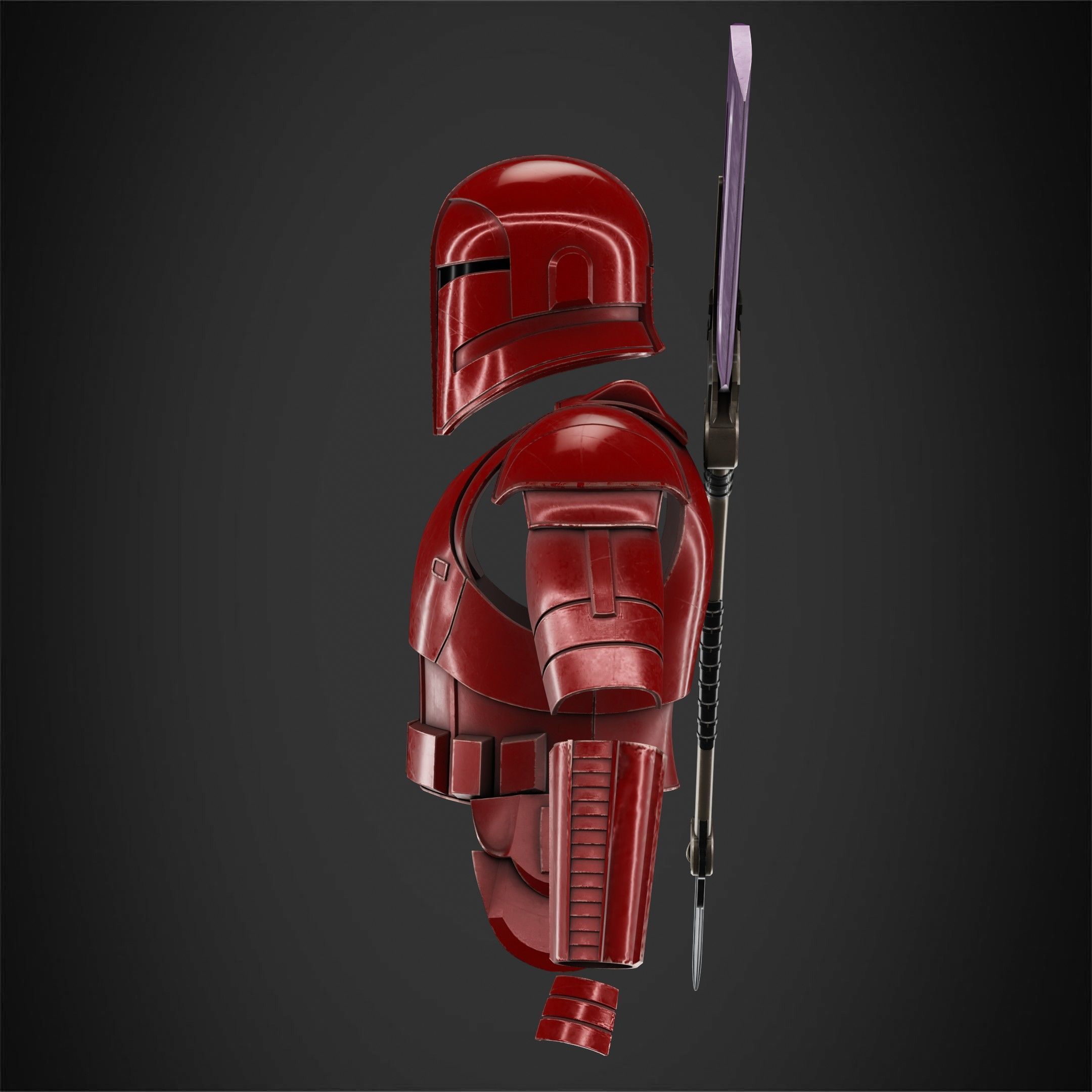 Imperial Praetorian Guard Full Armor and Weapon for Cosplay 3D Model ...