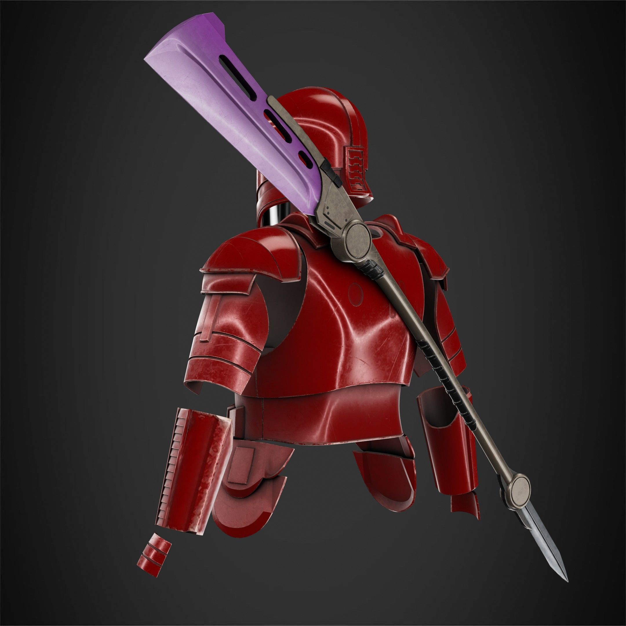 Imperial Praetorian Guard Full Armor and Weapon for Cosplay 3D Model ...