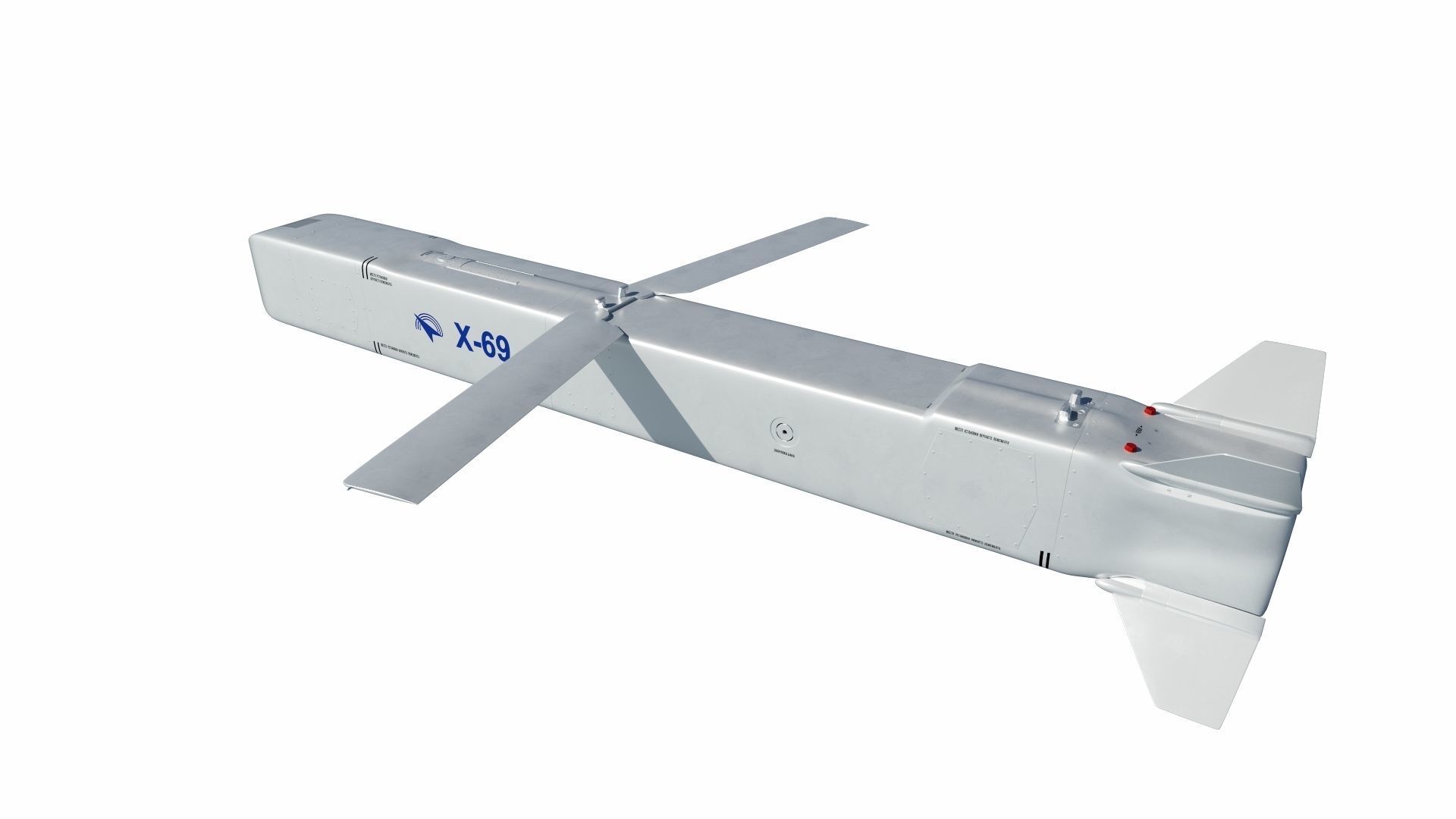 Kh-69 - X-69 stealth cruise missile 3D model animated | CGTrader