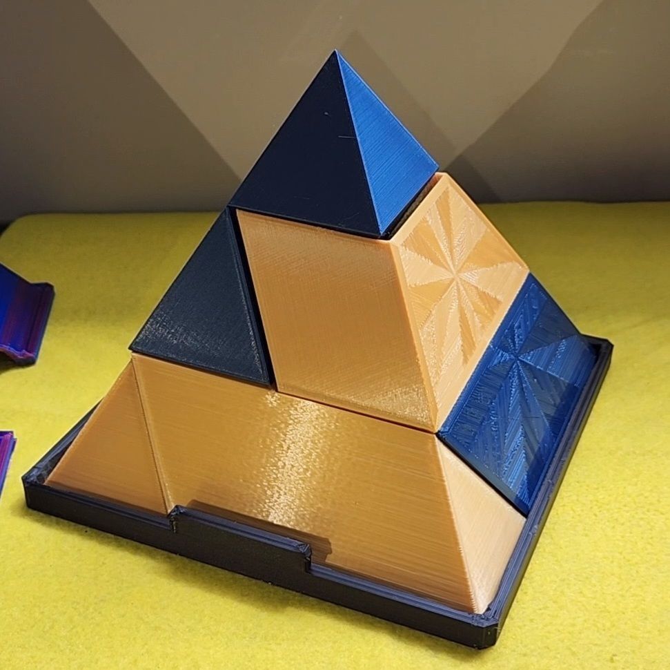 JOGO MONTAGEM PIRAMIDE free 3D model 3D printable | CGTrader