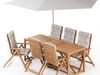 NAMMARO Table and 6 reclining chairs and umbrella IKEA 3D model | CGTrader