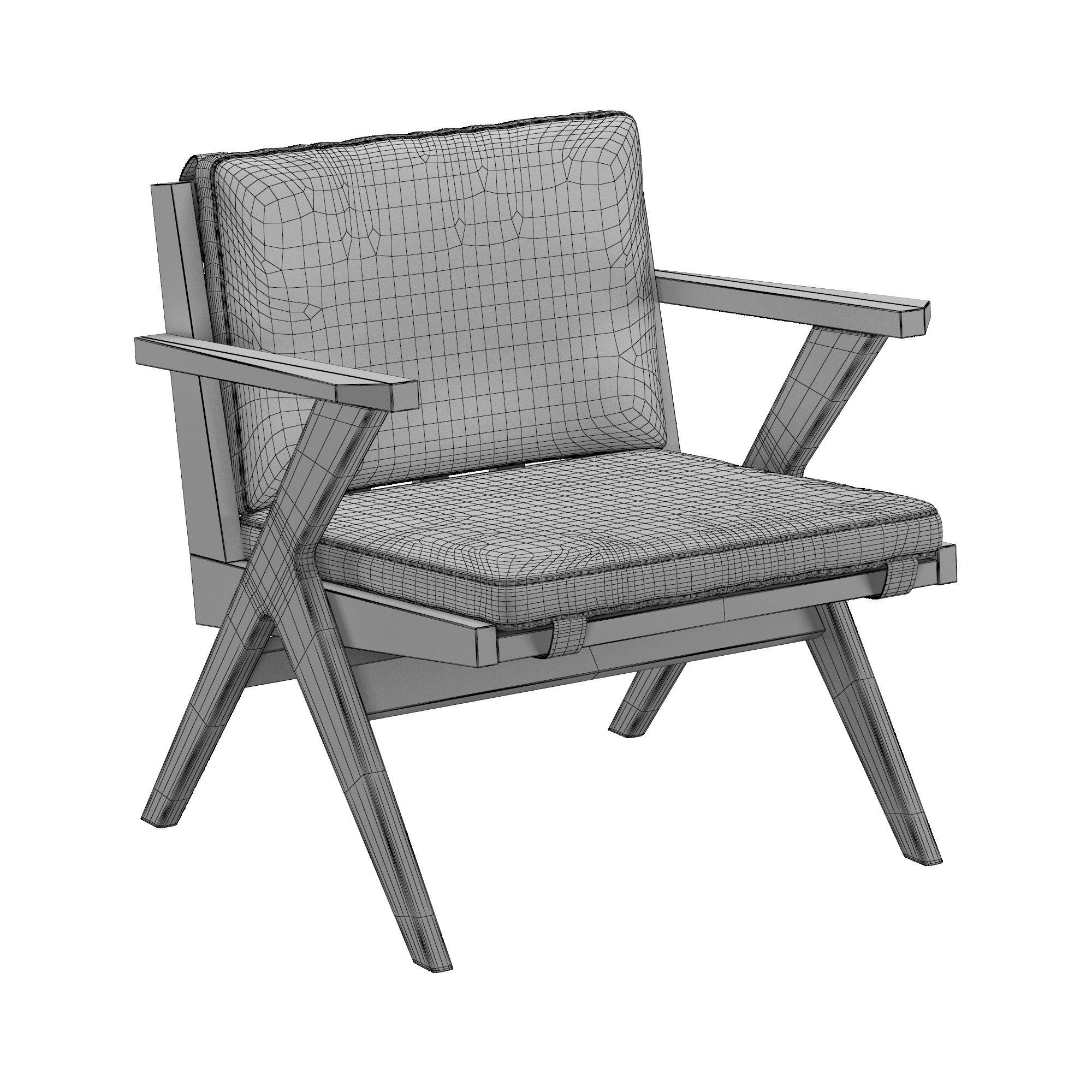TRIBUTE EASY CHAIR 3D model | CGTrader