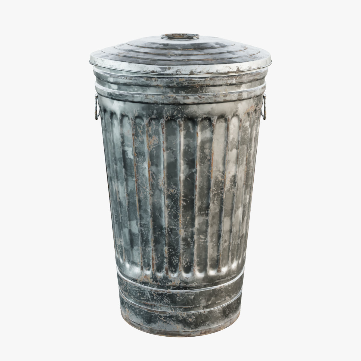 3D model Worn Trash Can VR / AR / low-poly | CGTrader
