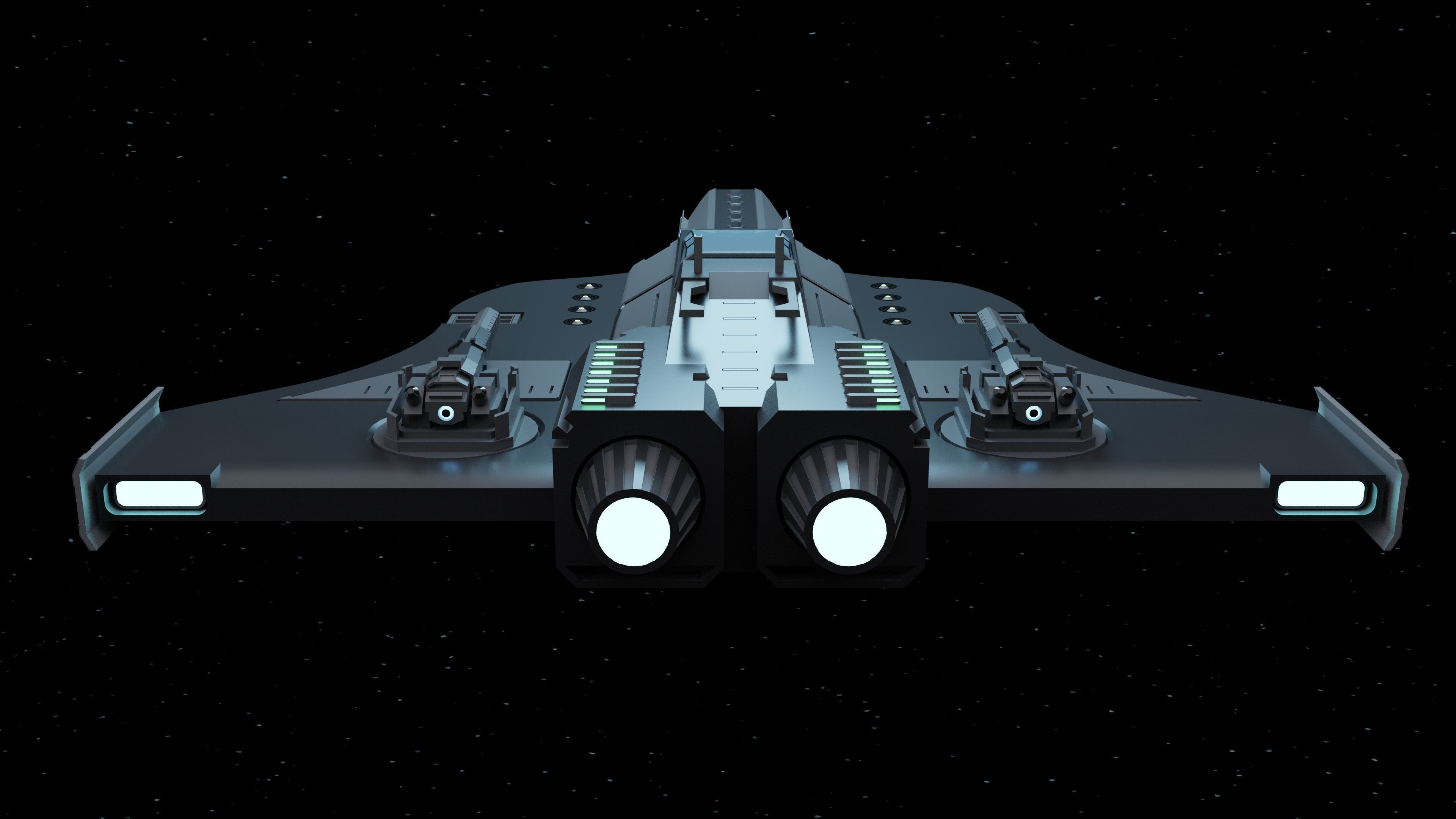 3D model Meteorite The Cutting-Edge Space Fighter - Game Ready VR / AR ...