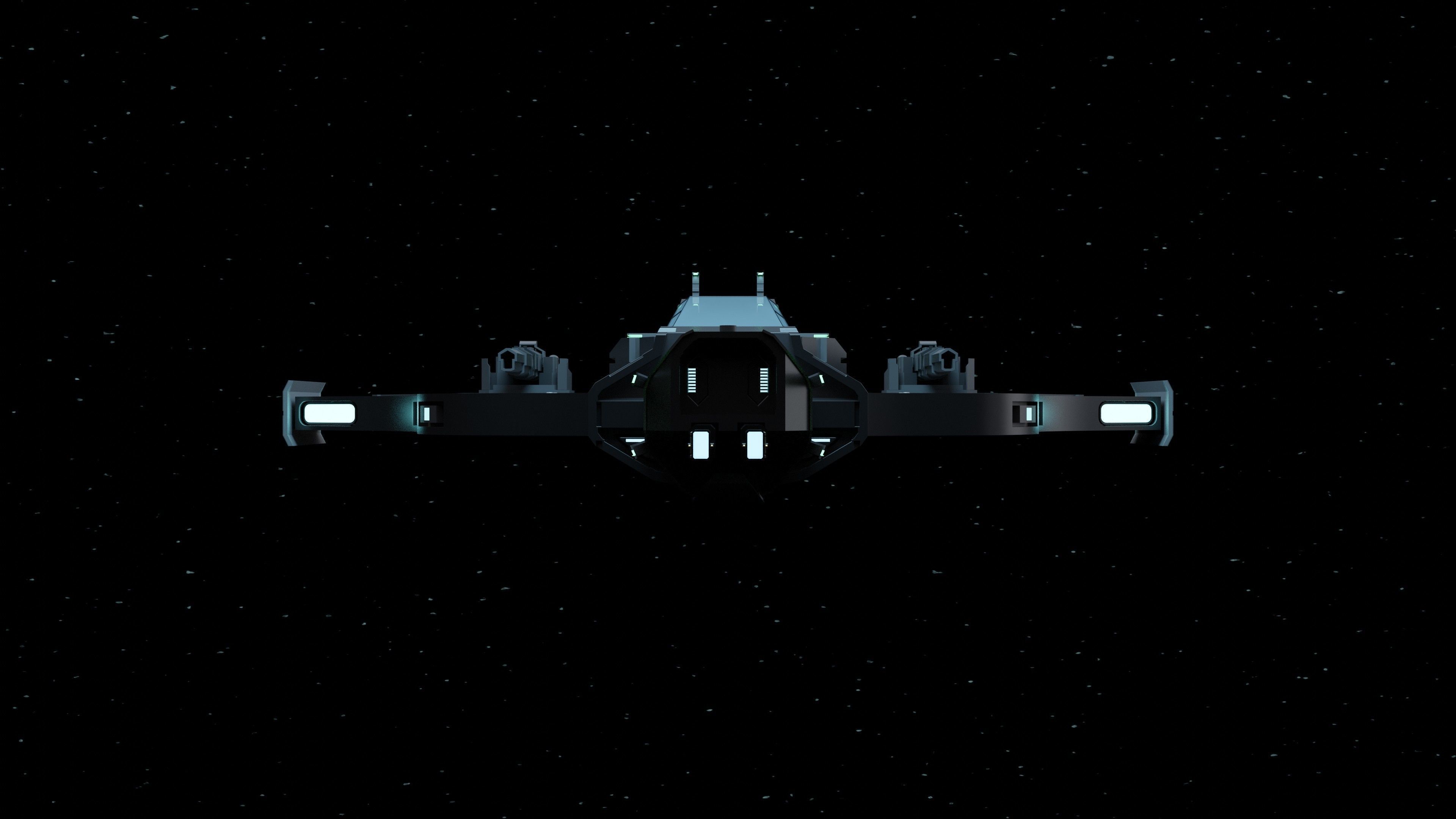 3D model Meteorite The Cutting-Edge Space Fighter - Game Ready VR / AR ...
