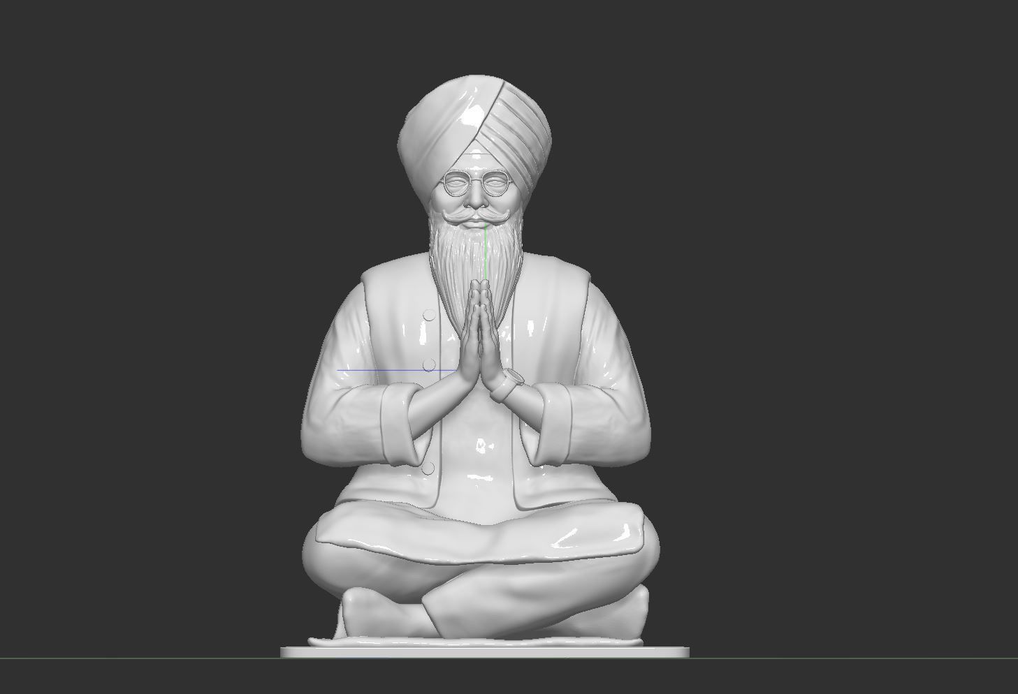 Radha Swami 3D model 3D printable | CGTrader