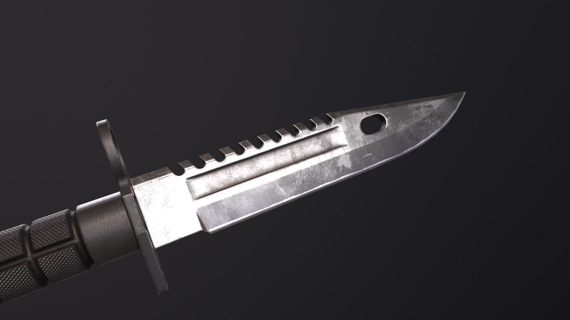 3D model M9 knife with two sets of skins VR / AR / low-poly | CGTrader